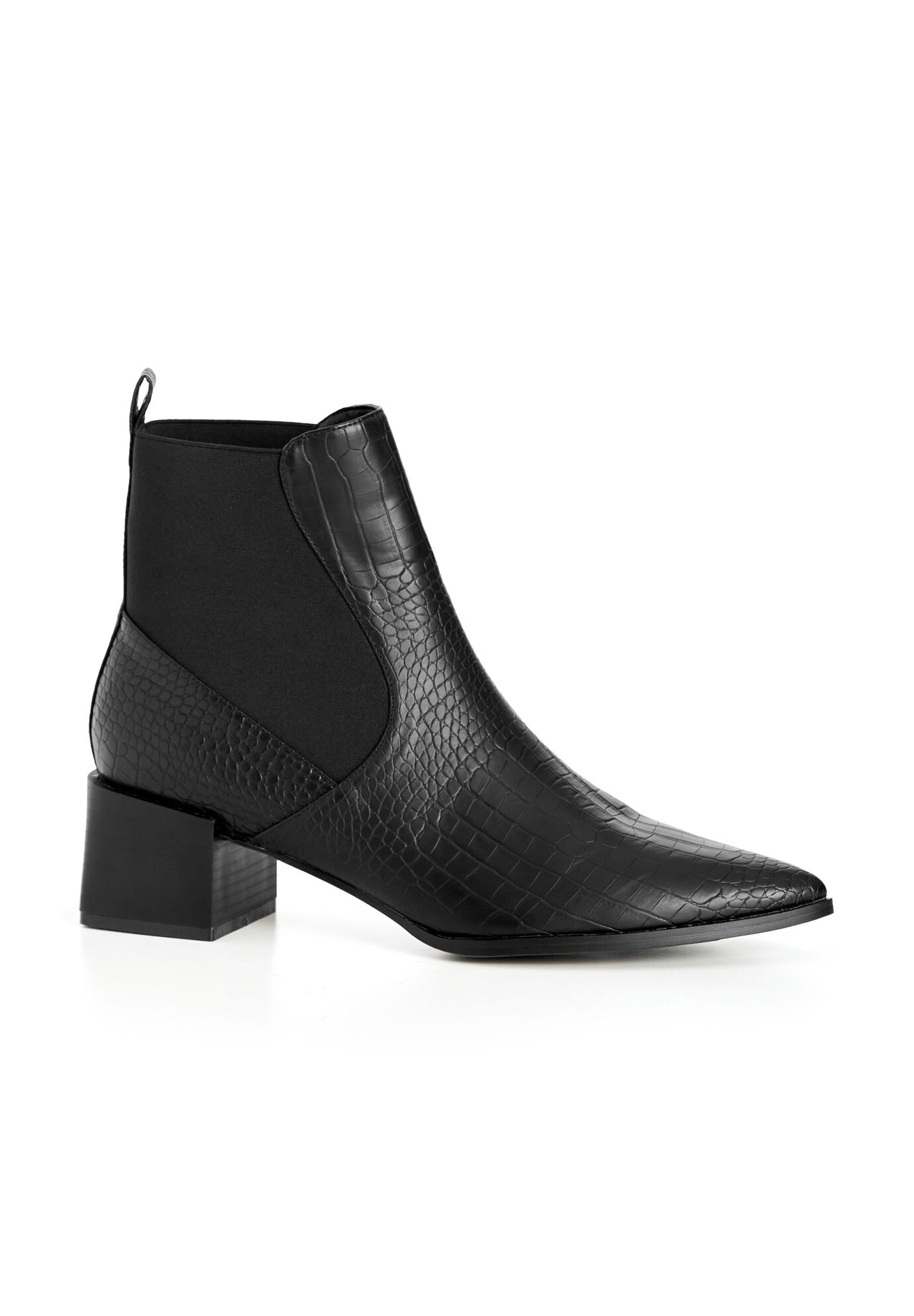 WIDE FIT Eden Ankle Boot - black | Catherines