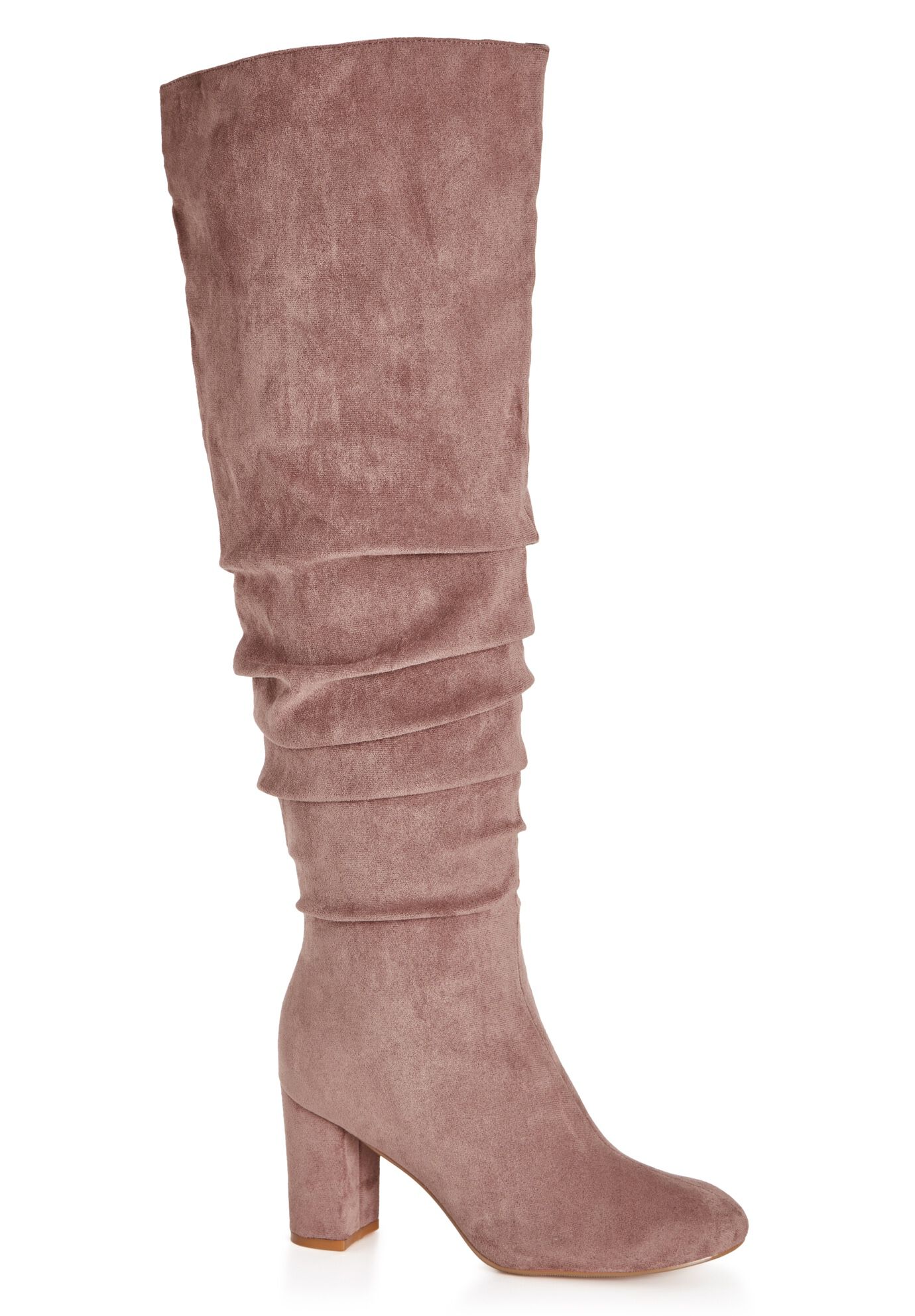 WIDE FIT Raquel Knee Boot - mushroom | Catherines