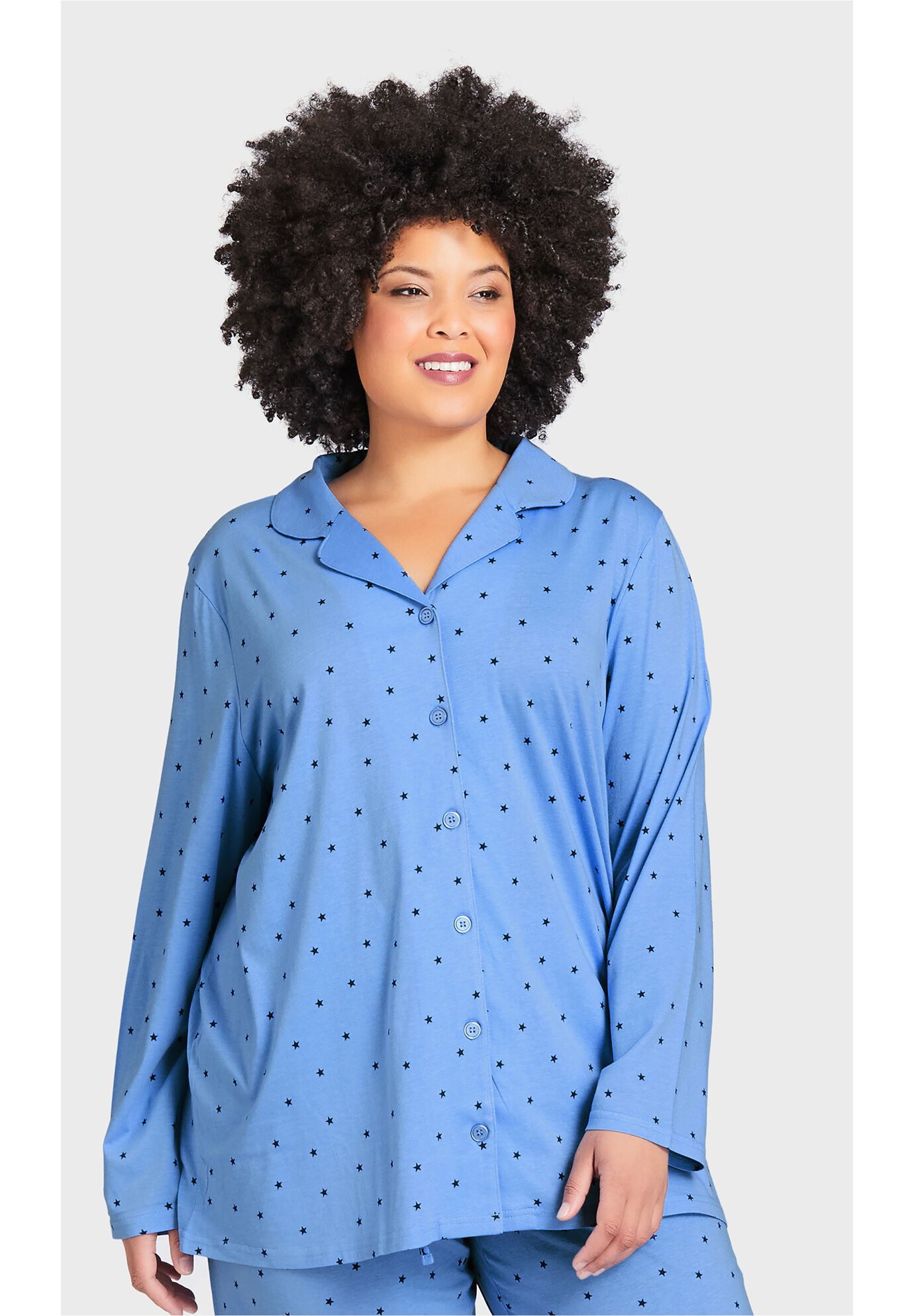 Button Star Sleep Top | Catherines