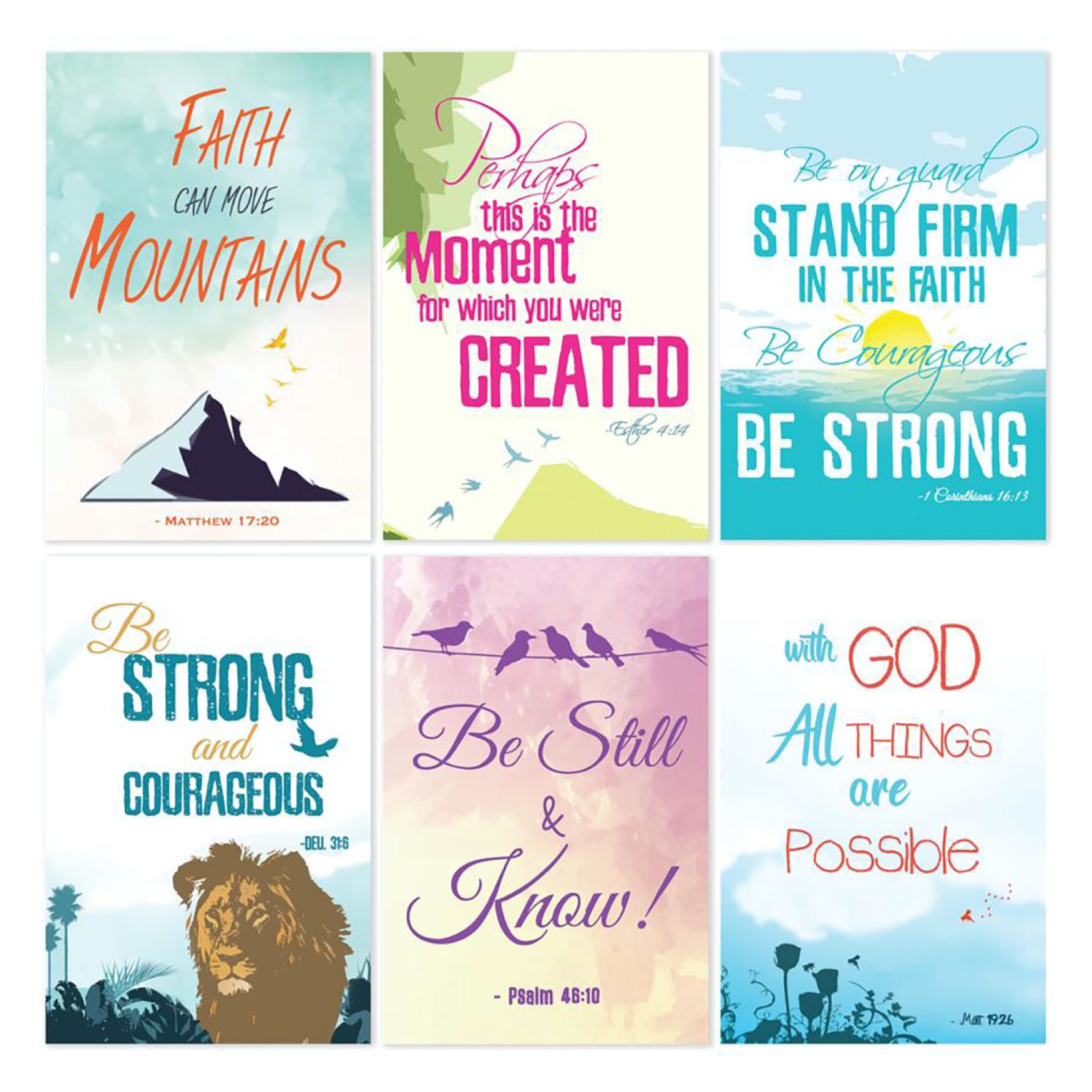 Inspirational Bible Verse Cards – 36-Card Set, 4447291 | Catherines