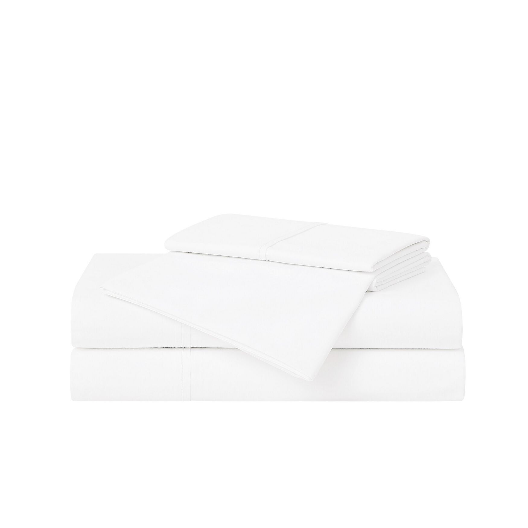 Cotton Percale 4-Piece Sheet Set with 200 TC, 4489369 | Catherines