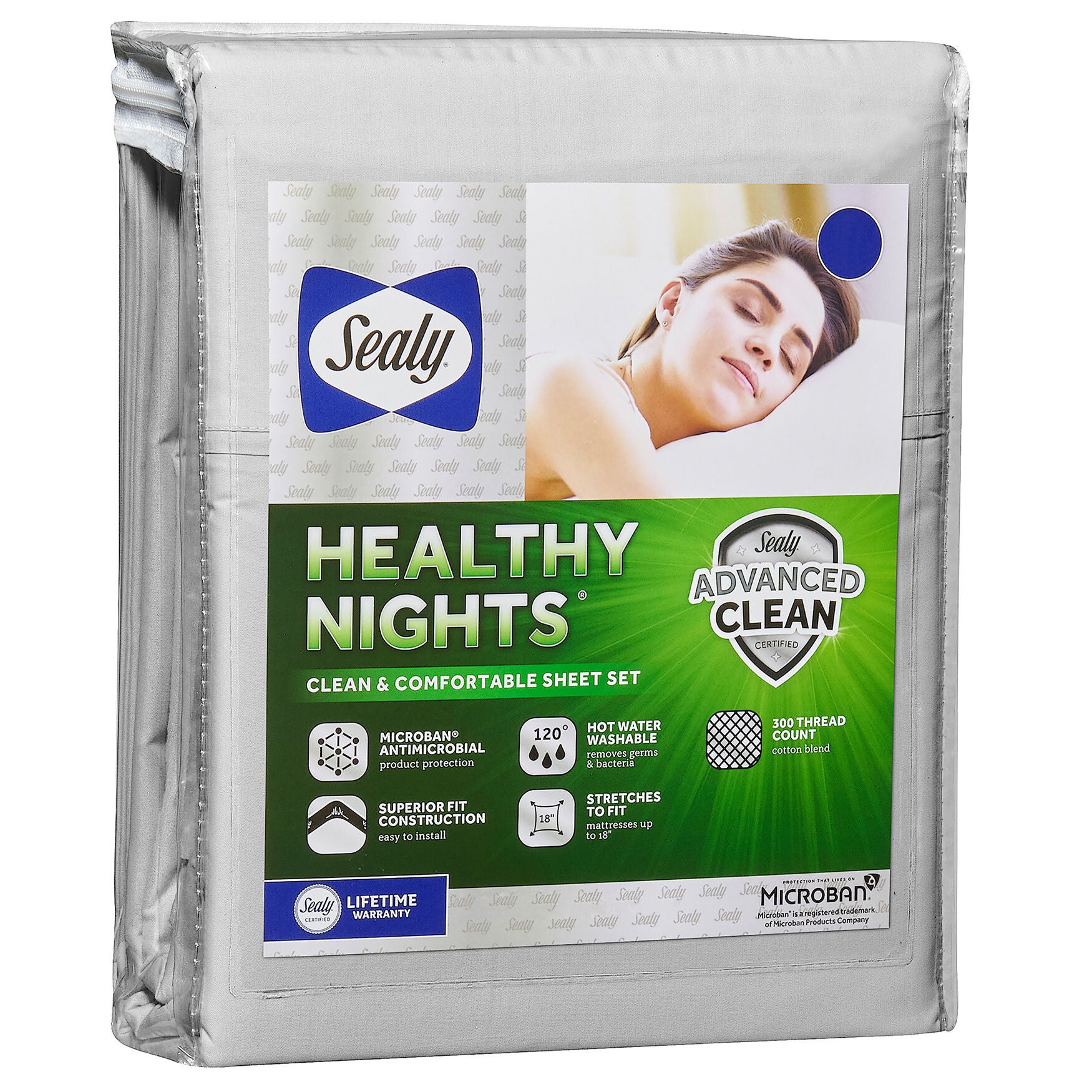 Healthy Nights Antimicrobial Sheet Set, 4427618 | Catherines