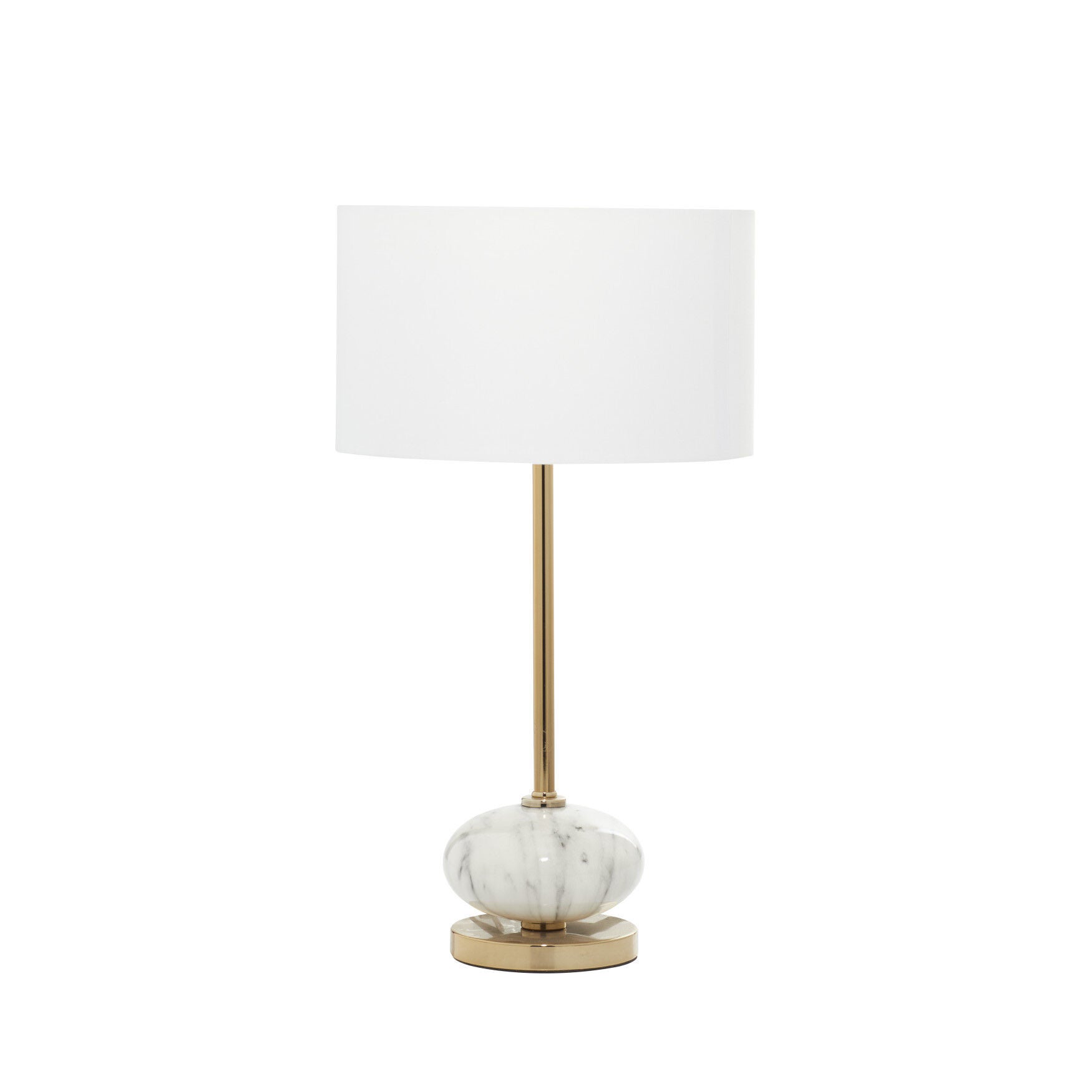 Elegant Glam Gold Table Lamp - 22" Slim Design, Gold | Catherines