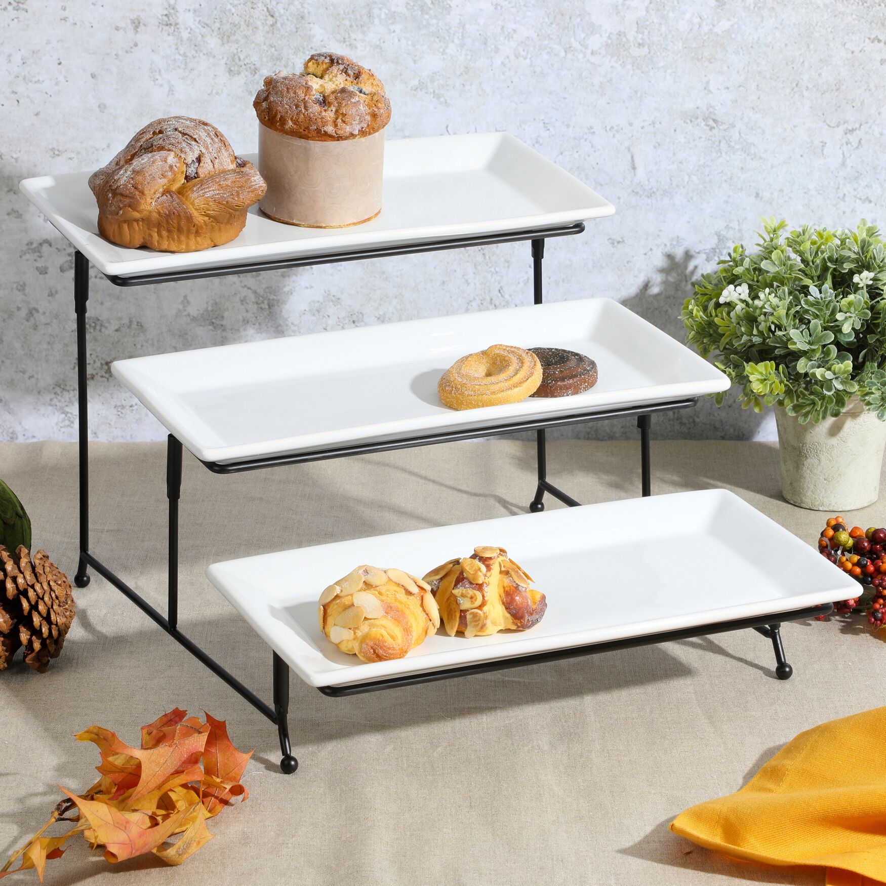 3-Tier Serving Set with Stand | Catherines