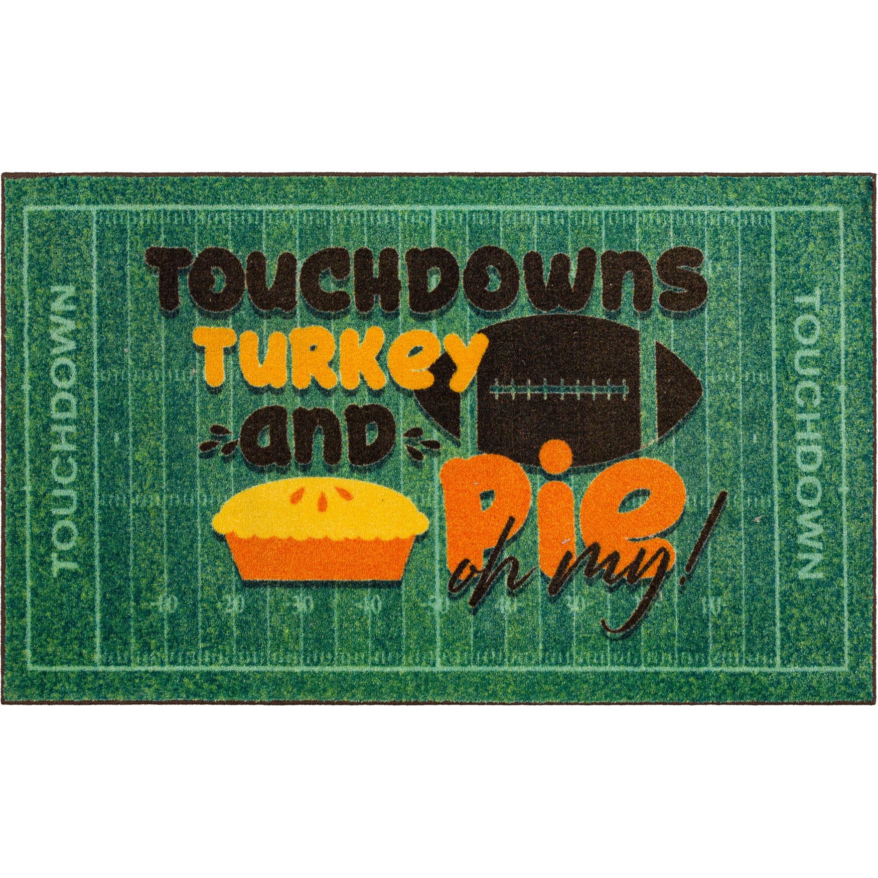 Thanksgiving Kitchen Rug - Touchdown Turkey Pie, 4495484 | Catherines