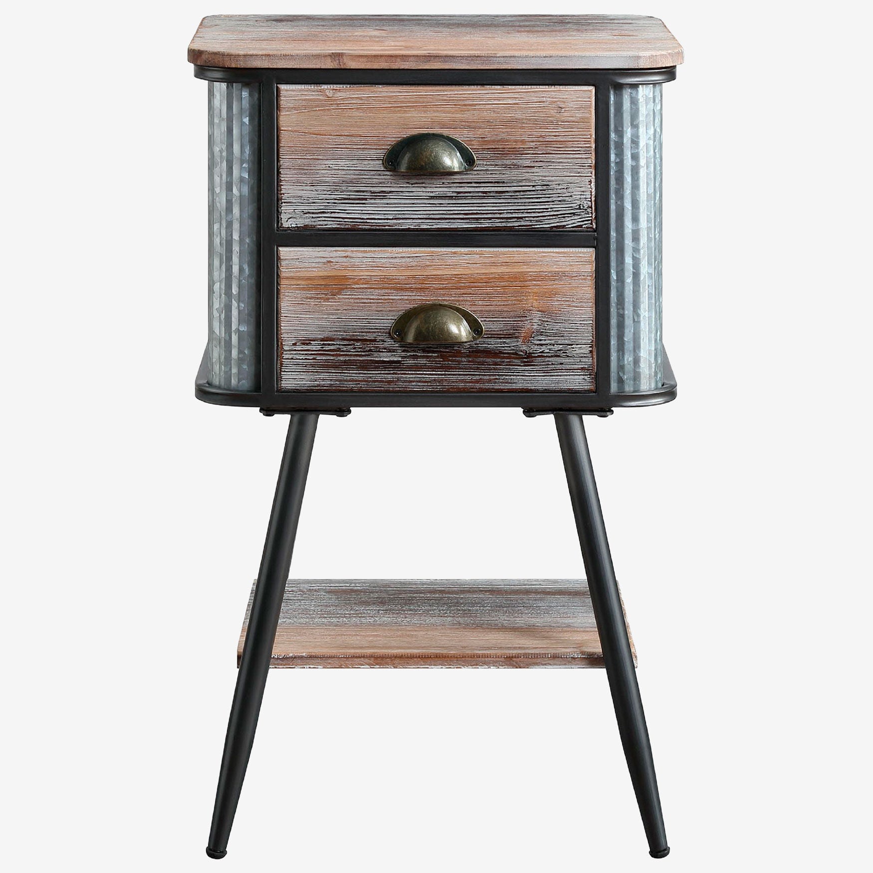 Alta Collection Side Table with Drawers | Catherines