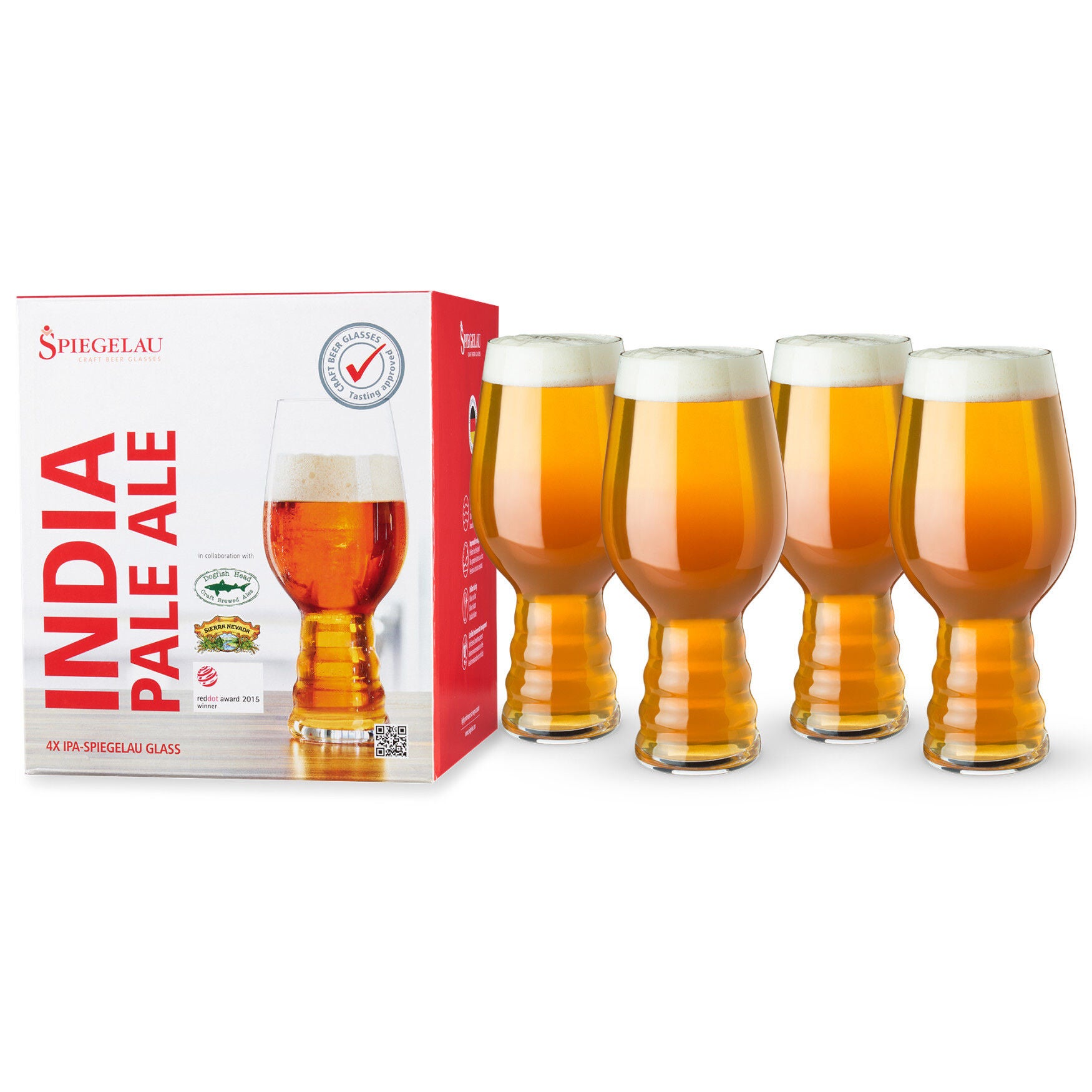 Premium 19.1 Oz IPA Glass Set (4 Pack), Clear | Catherines