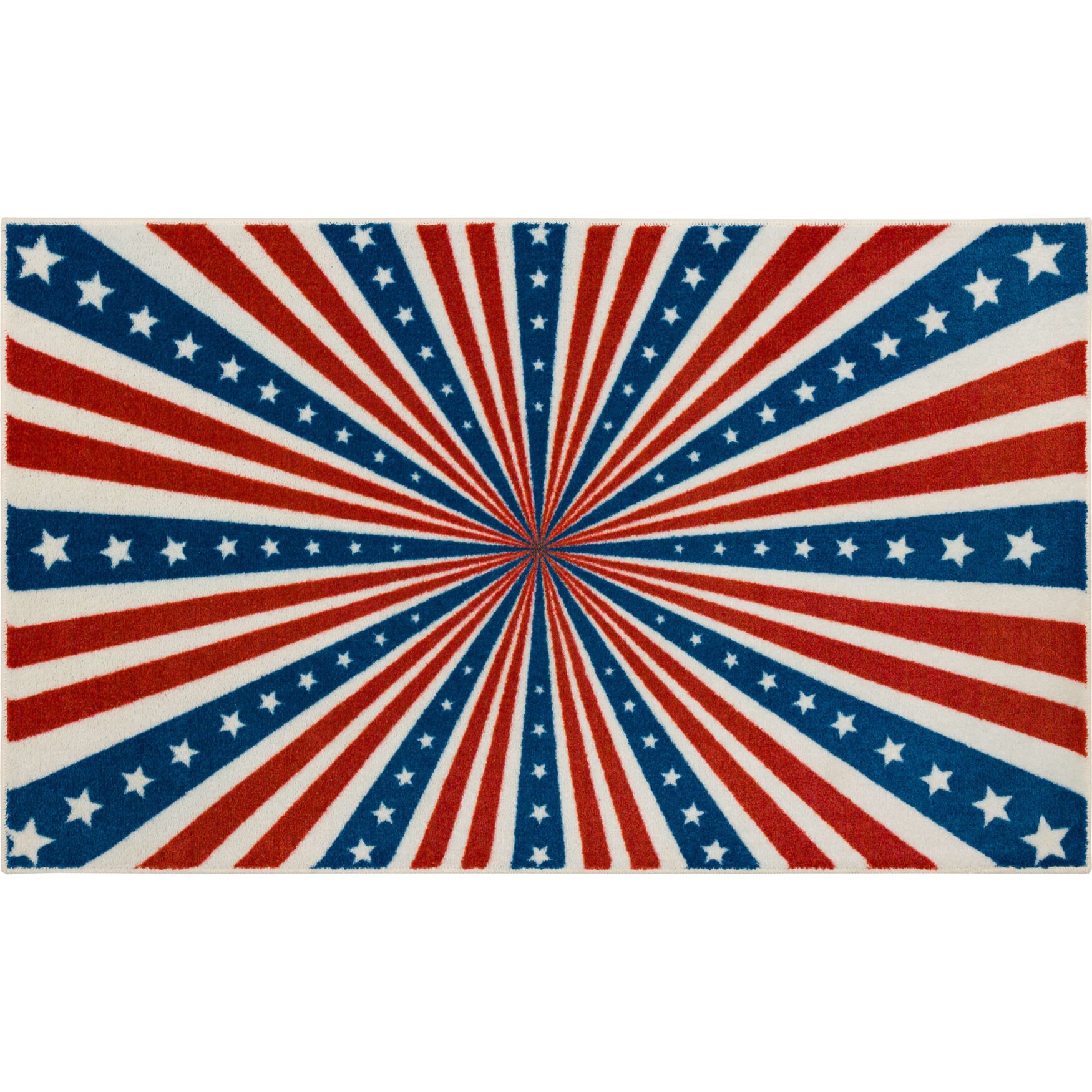 American Stripes Kitchen Rug - Patriotic Design, 4499911 | Catherines