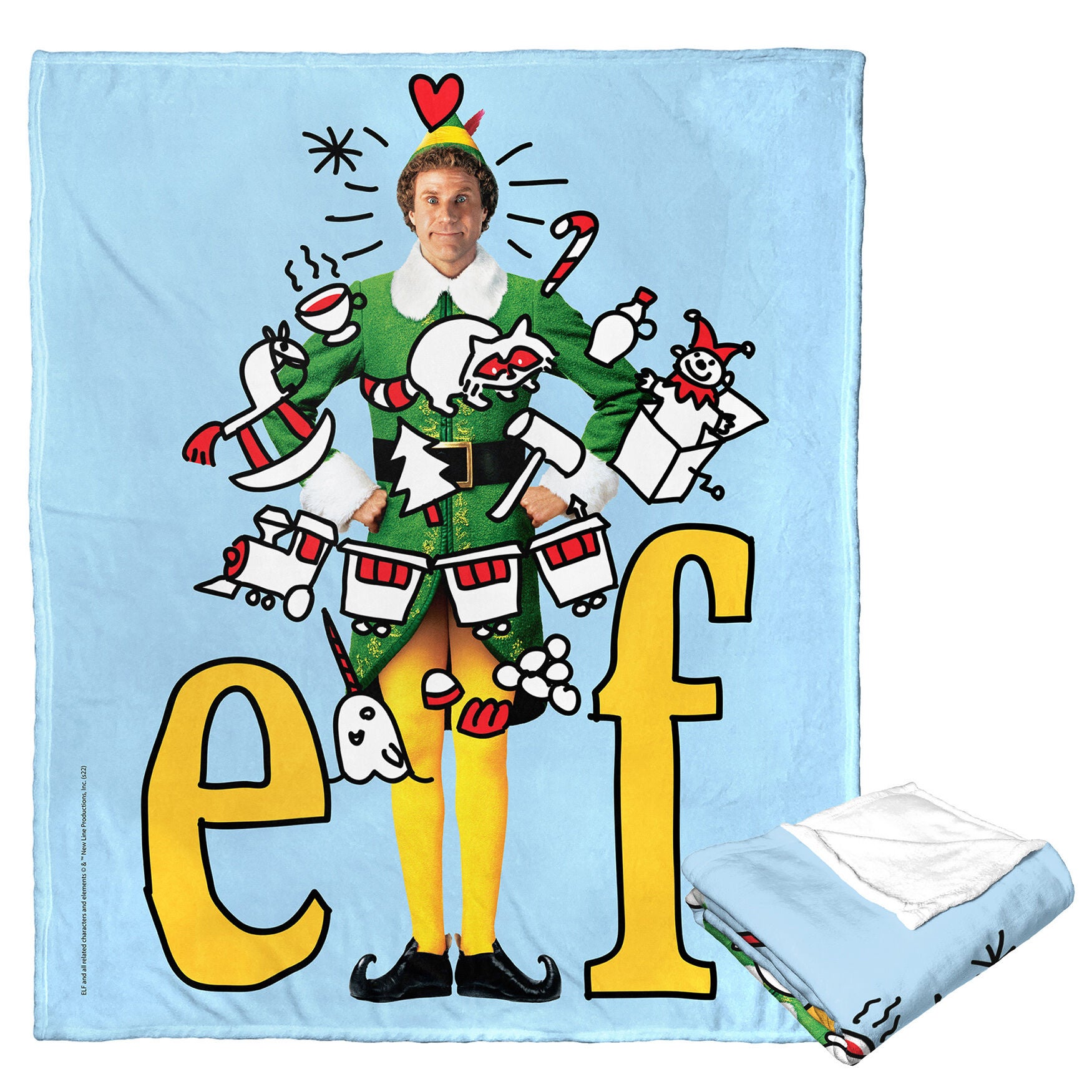 Warner Bros' Elf Throw Blanket, Silk Touch, O | Catherines