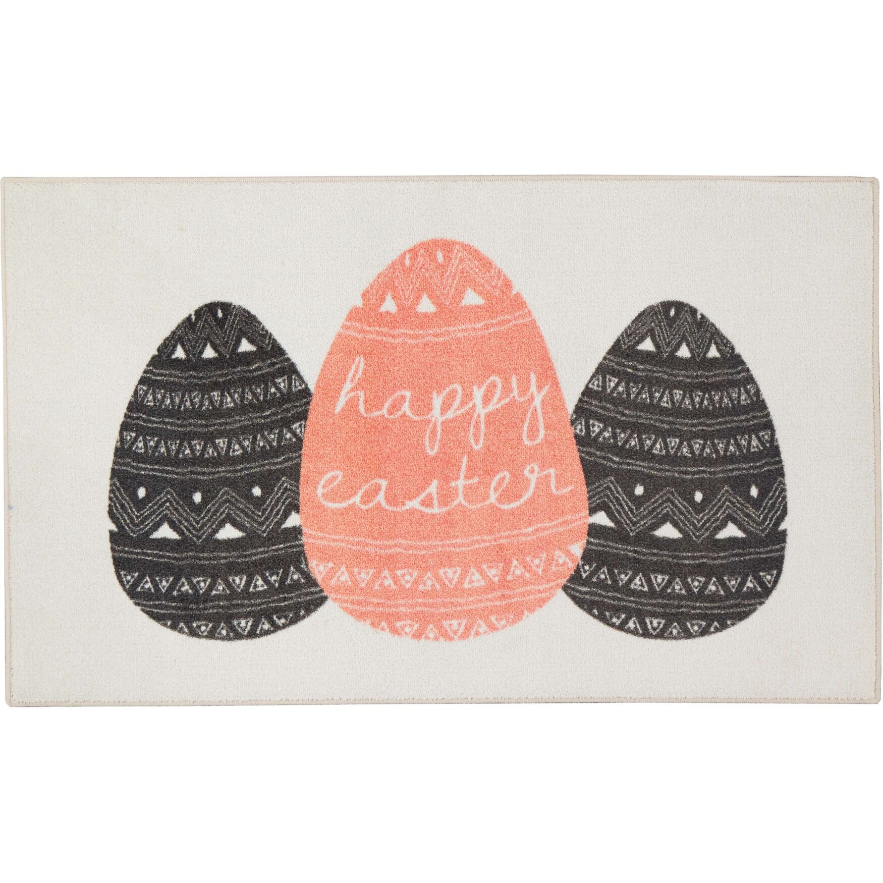 Easter Eggs Cream Kitchen Scatter Rug, 4499111 | Catherines