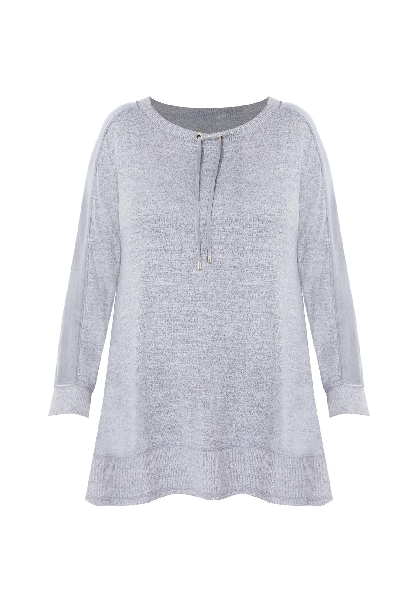 Impossibly Soft Drawstring Tunic - Relaxed Fit, Butter Toffee Heather ...