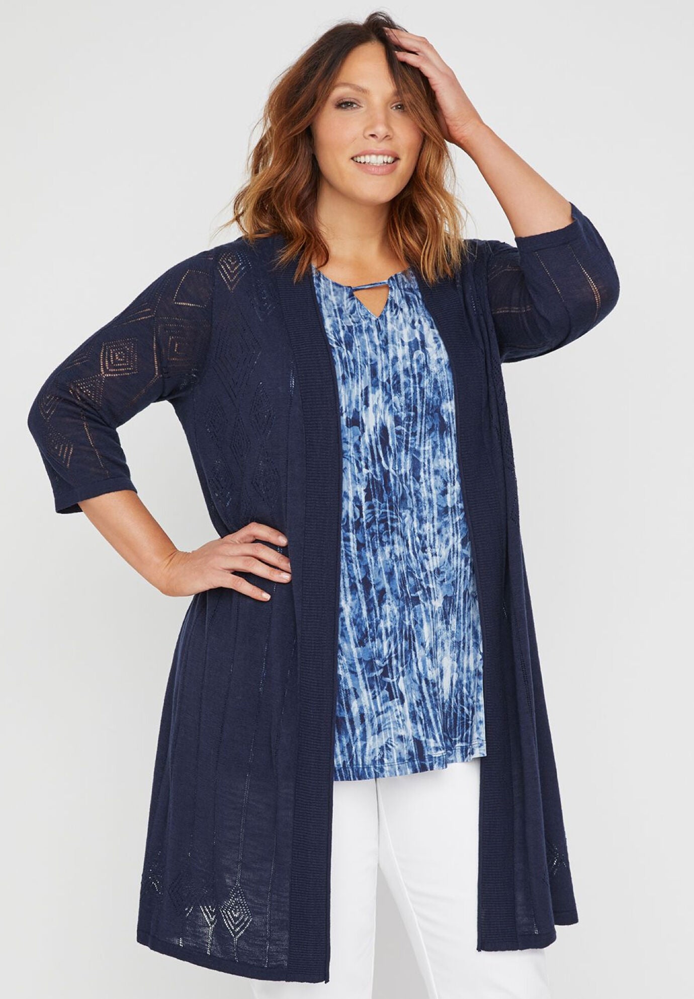Rosedale Pointelle Duster | Catherines