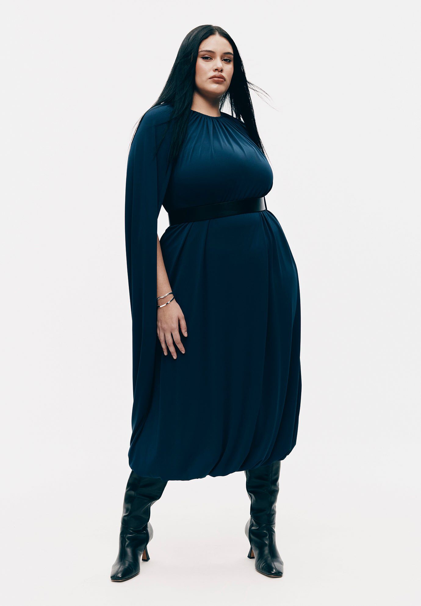 Cape Bubble Dress | Catherines