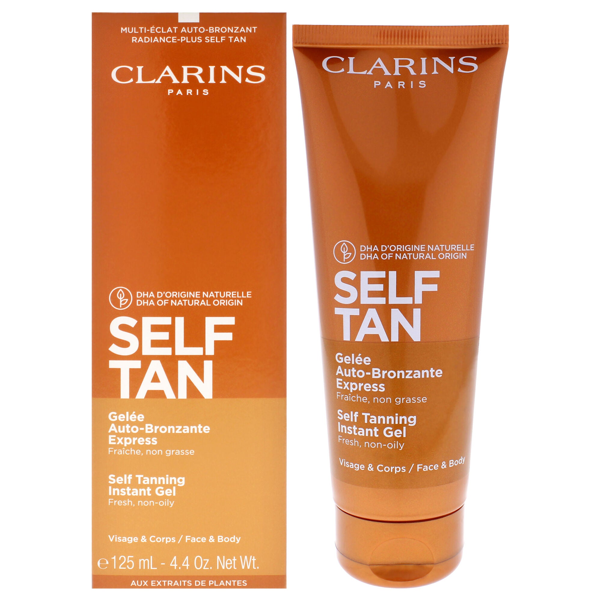 Self Tanning Instant Gel by Clarins for Unisex - 4.5 oz Bronzer ...