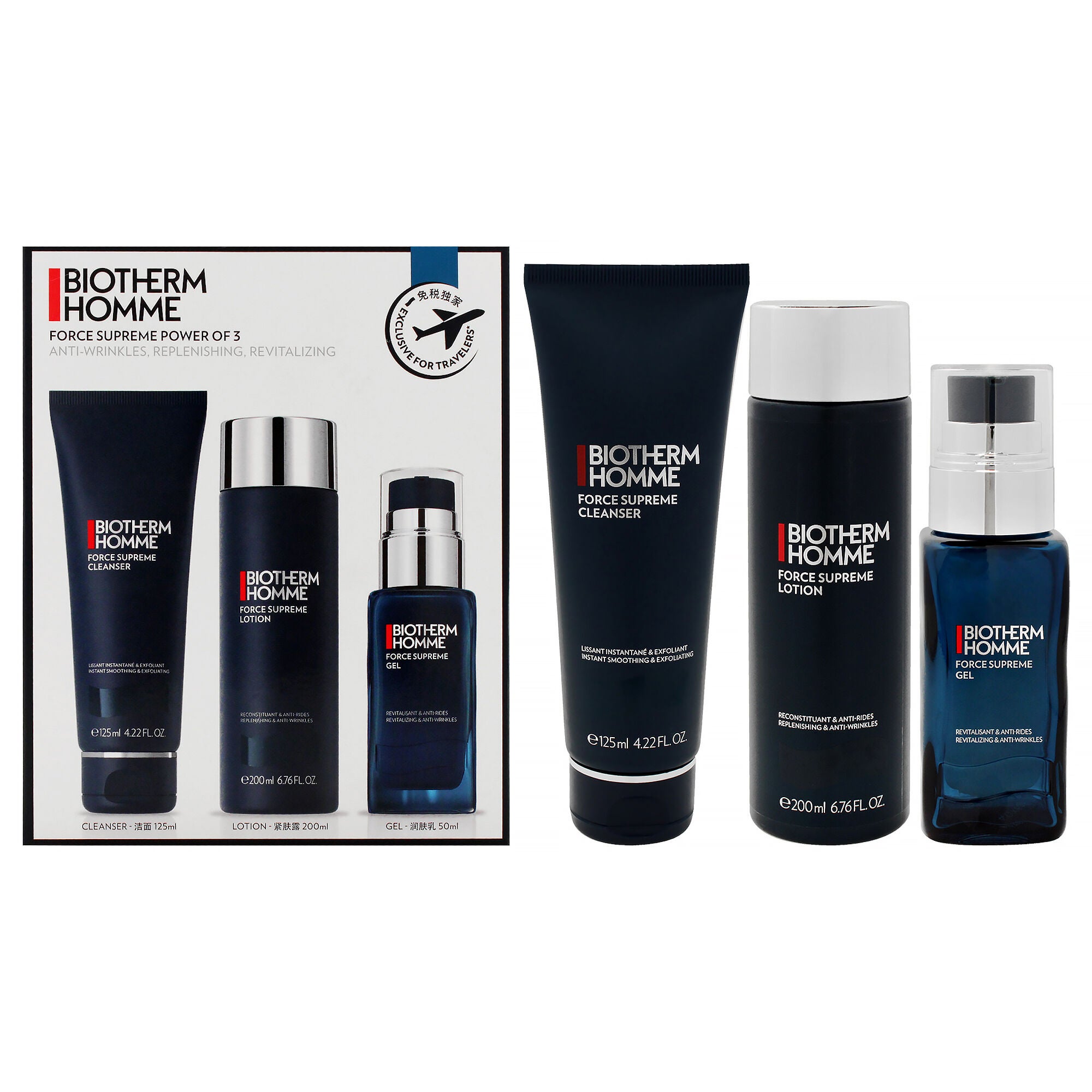 Biotherm Homme Force Supreme Power Set by Biotherm for Men - 3 Pc 4 ...