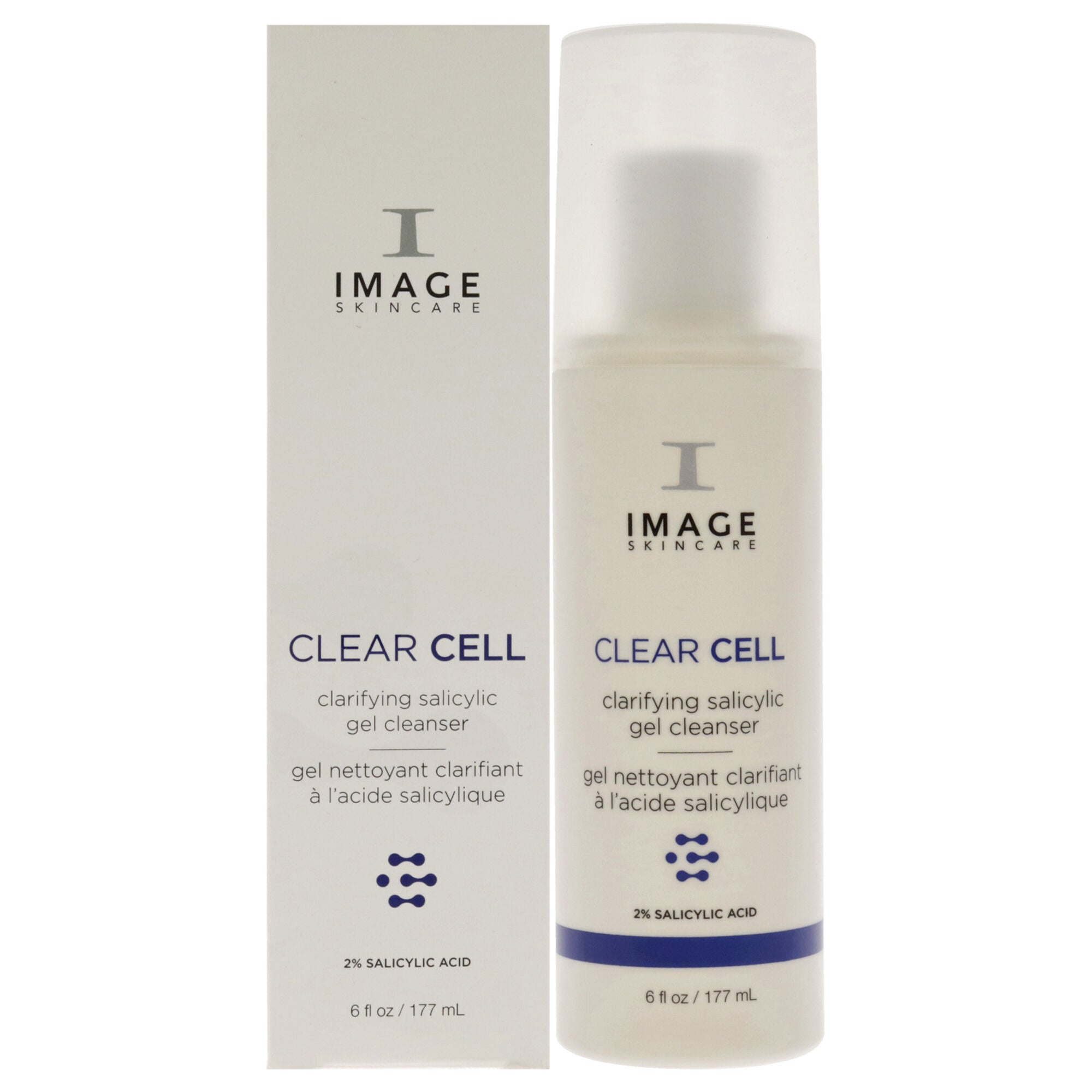 Clear Cell Clarifying Salicylic Gel Cleanser by Image for Unisex - 6 oz ...