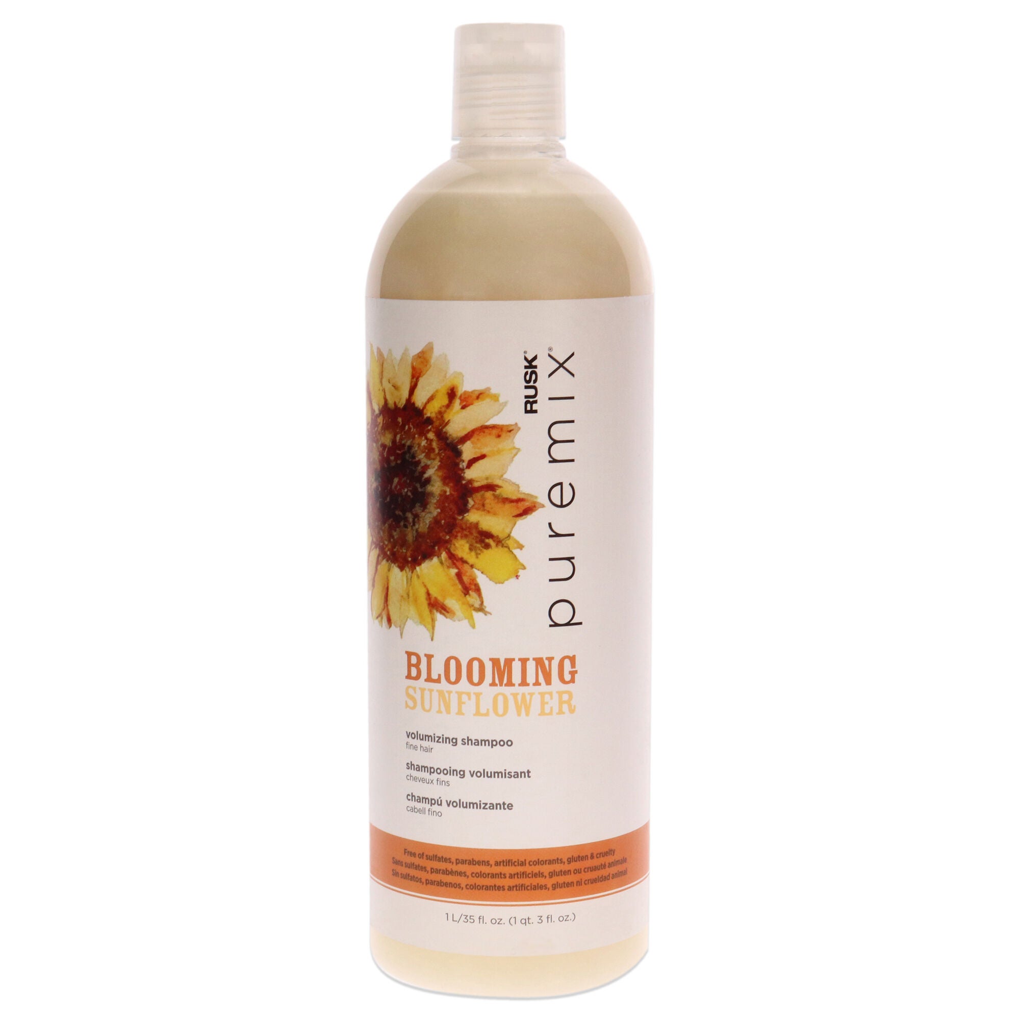 Puremix Blooming Sunflower Volumizing Shampoo - Fine Hair by Rusk for ...