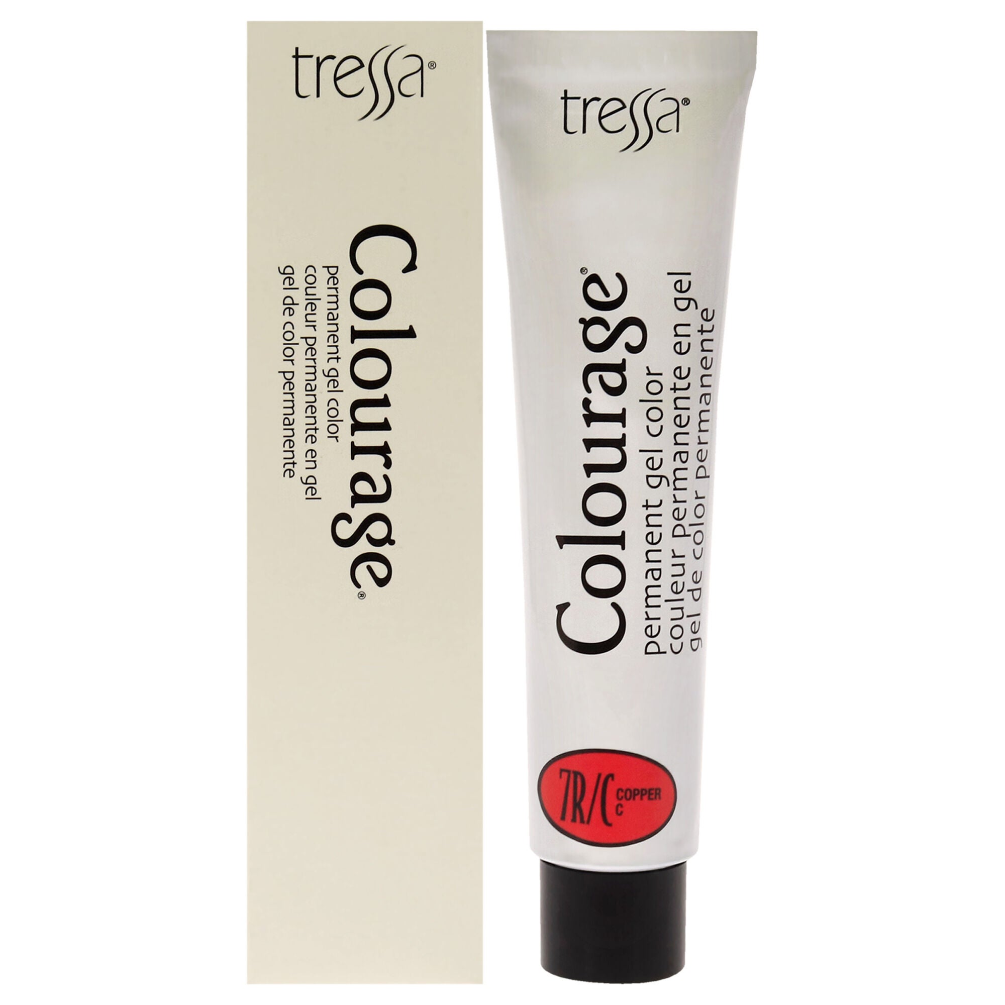 Colourage Permanent Gel Color - 7RC Copper by Tressa for Unisex - 2 oz ...