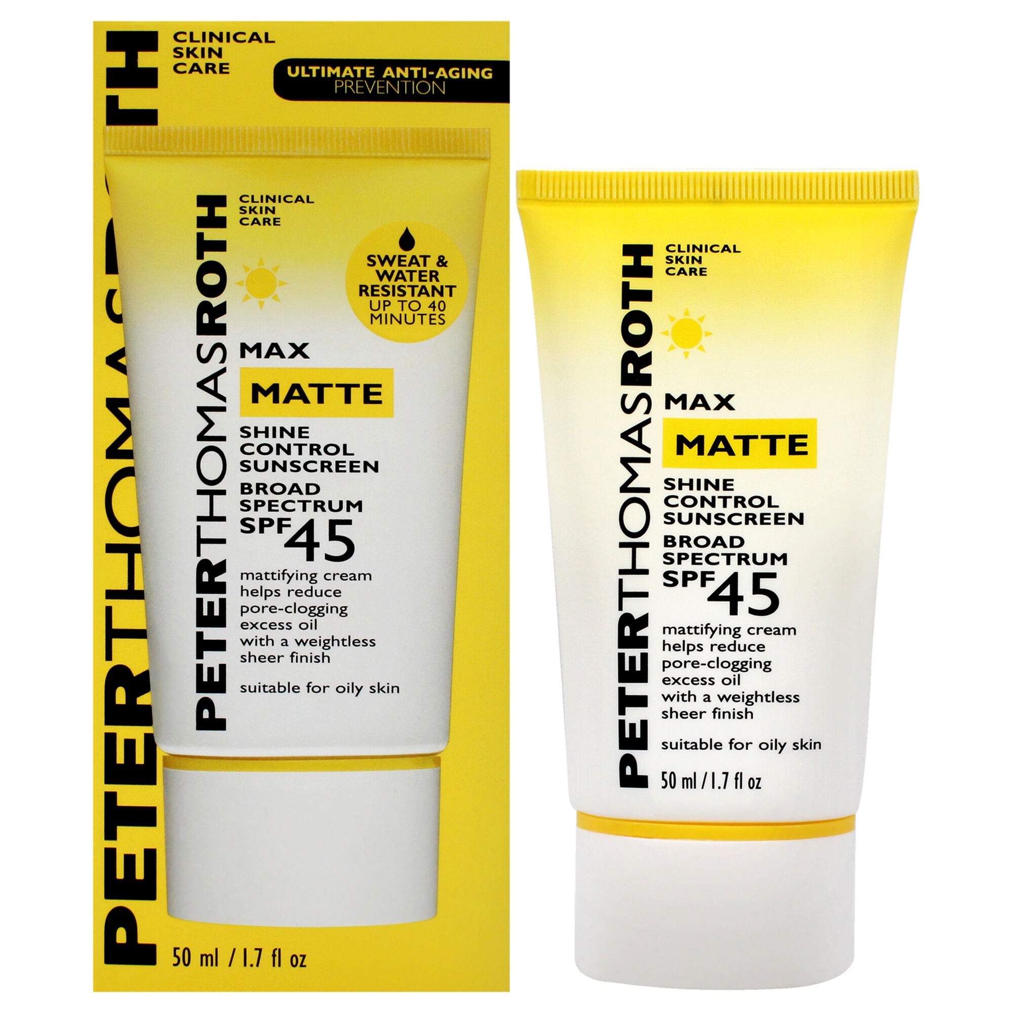 Max Matte Shine Control Sunscreen SPF 45 by Peter Thomas Roth for ...