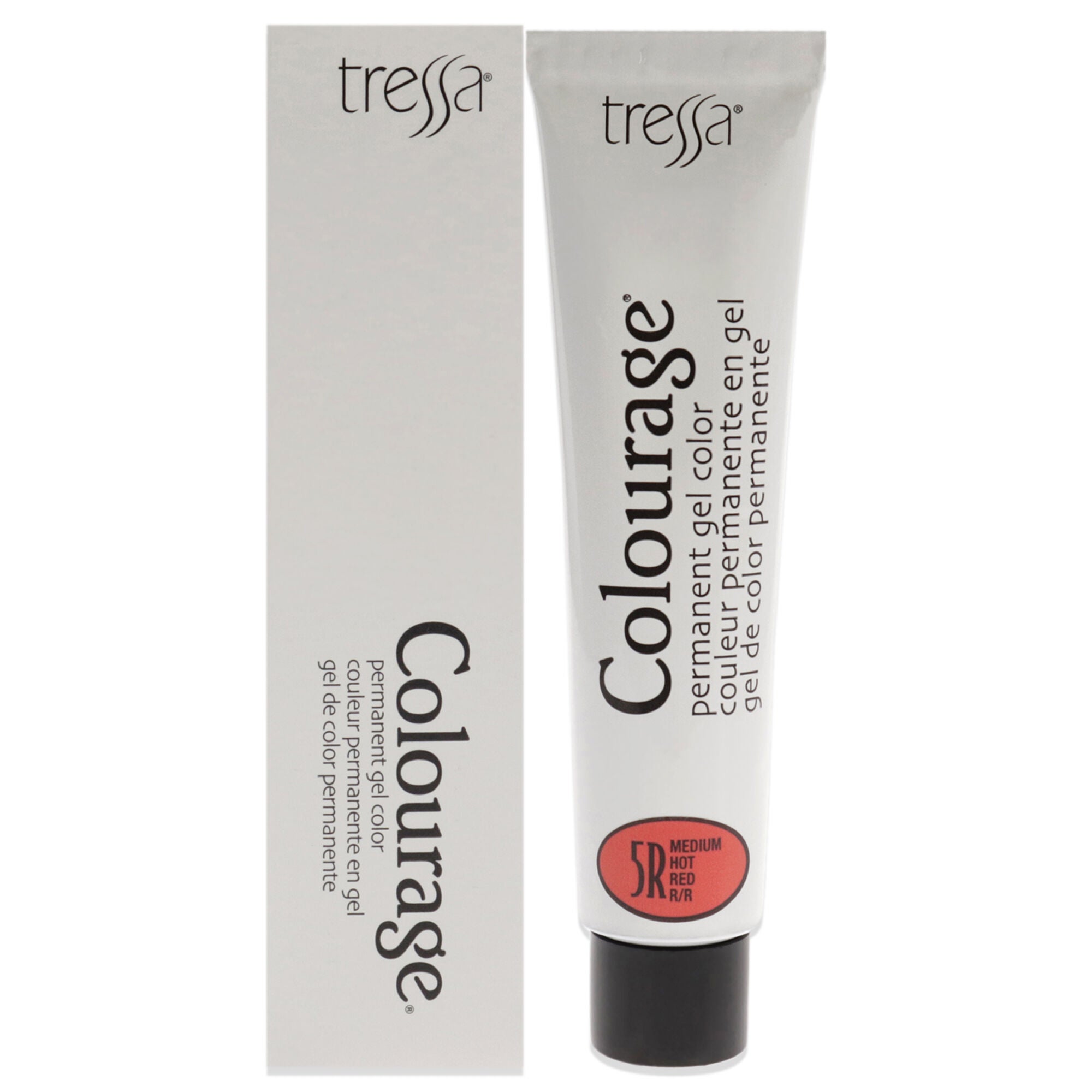 Colourage Permanent Gel Color - 5R Medium Hot Red by Tressa for Unisex ...