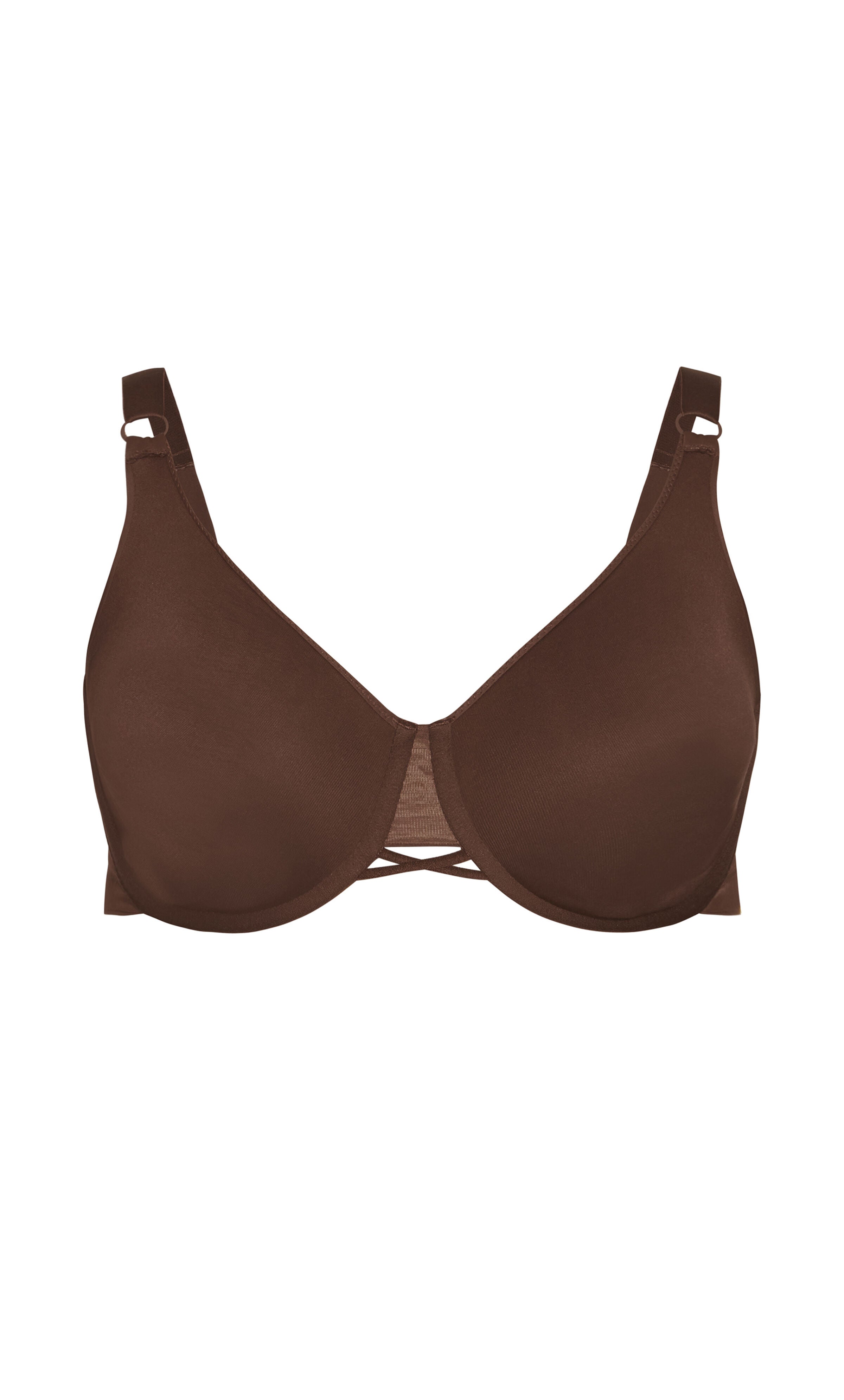 Fashion Back Smoother Bra - espresso | Catherines