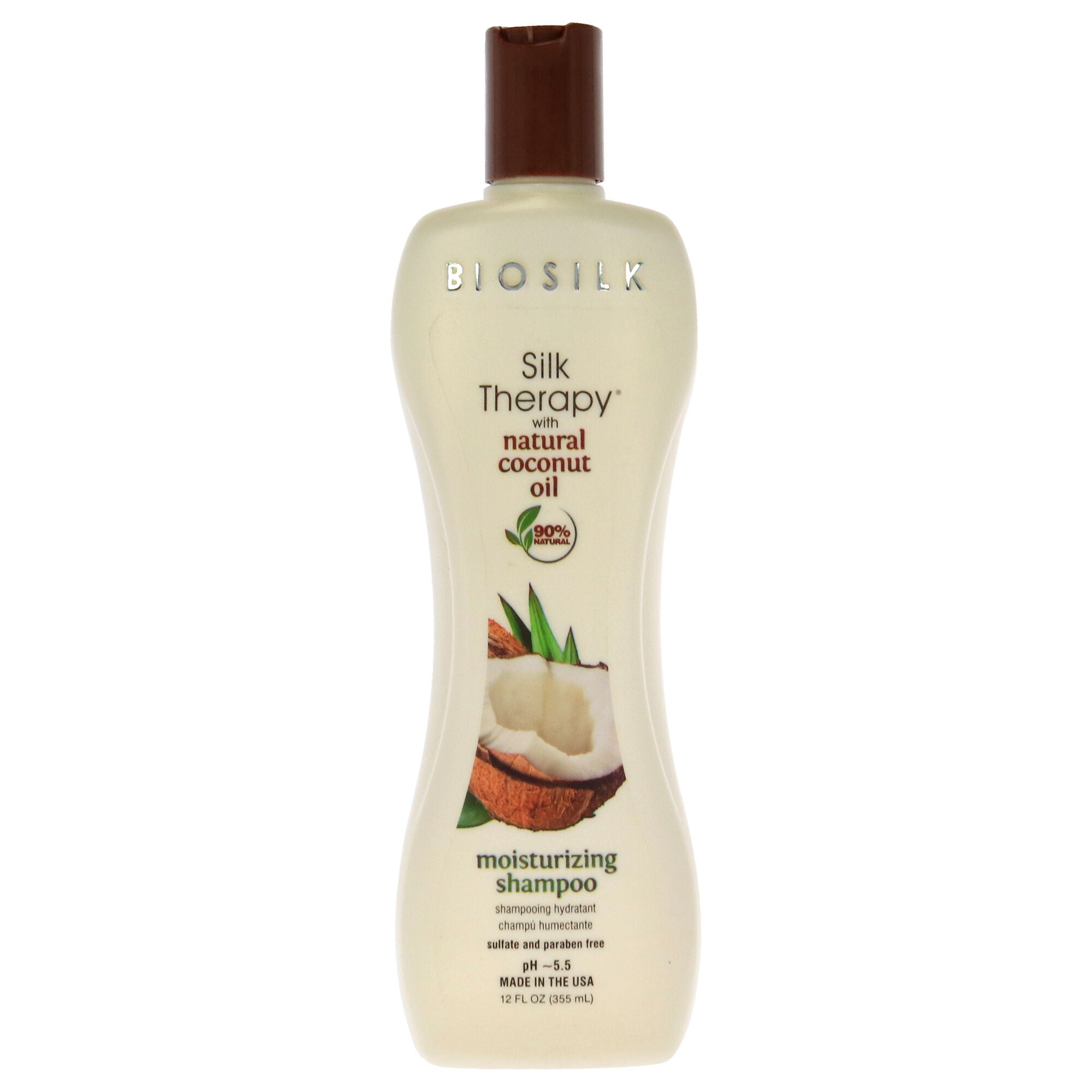 Silk Therapy with Organic Coconut Oil Moisturizing Shampoo by Biosilk ...