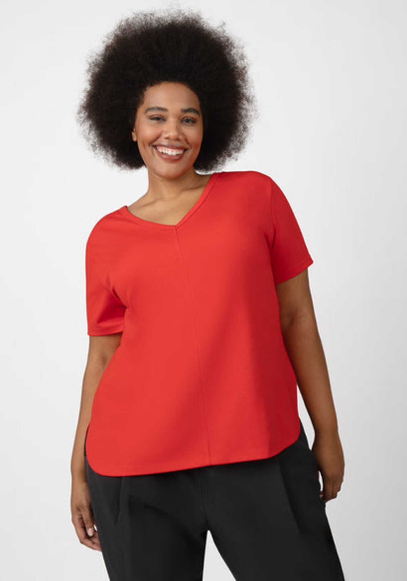 COOLROSE LUXE REVERSIBLE TEE SHIRT | Catherines