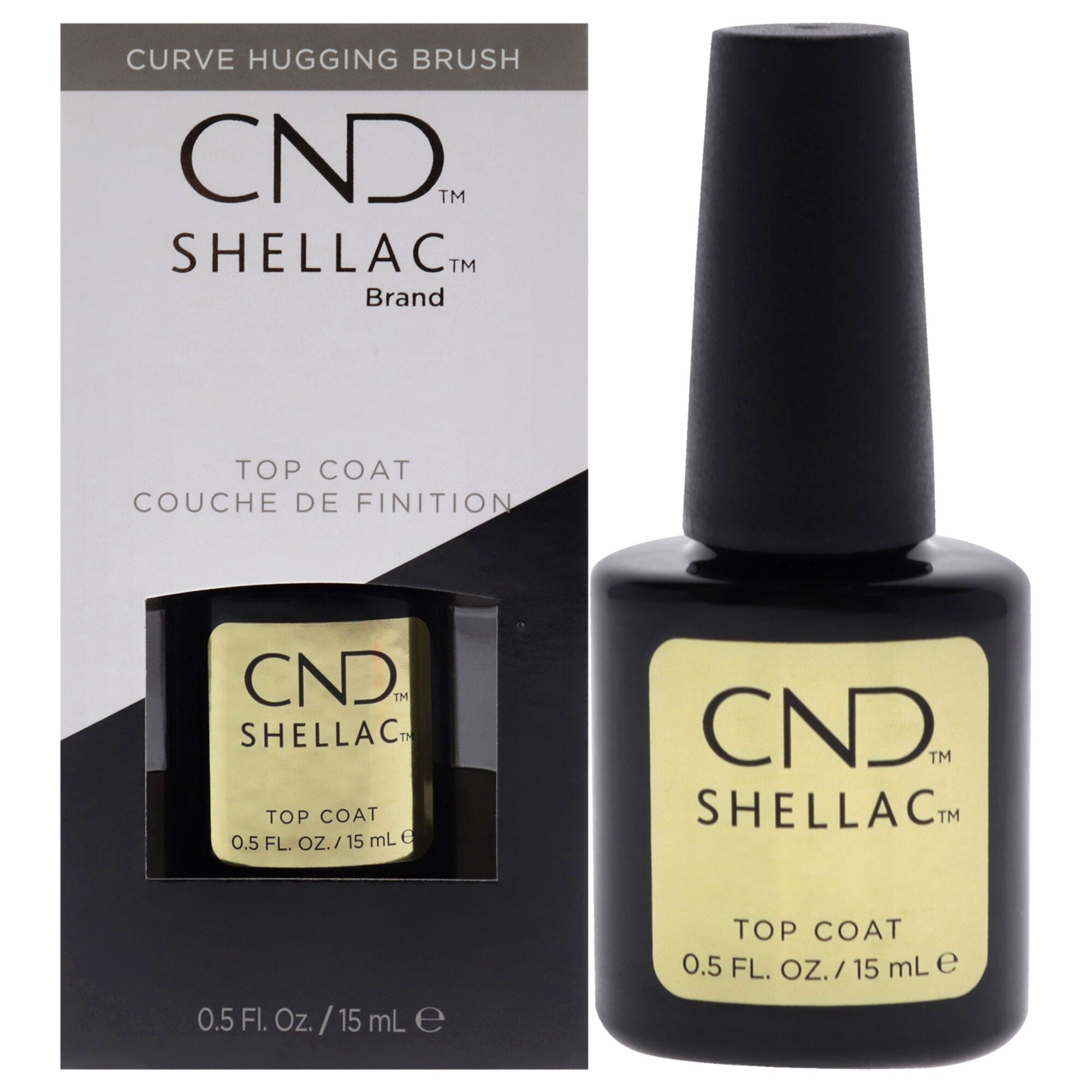 Shellac Nail Color - Original Top Coat by CND for Women - 0.5 oz Nail ...