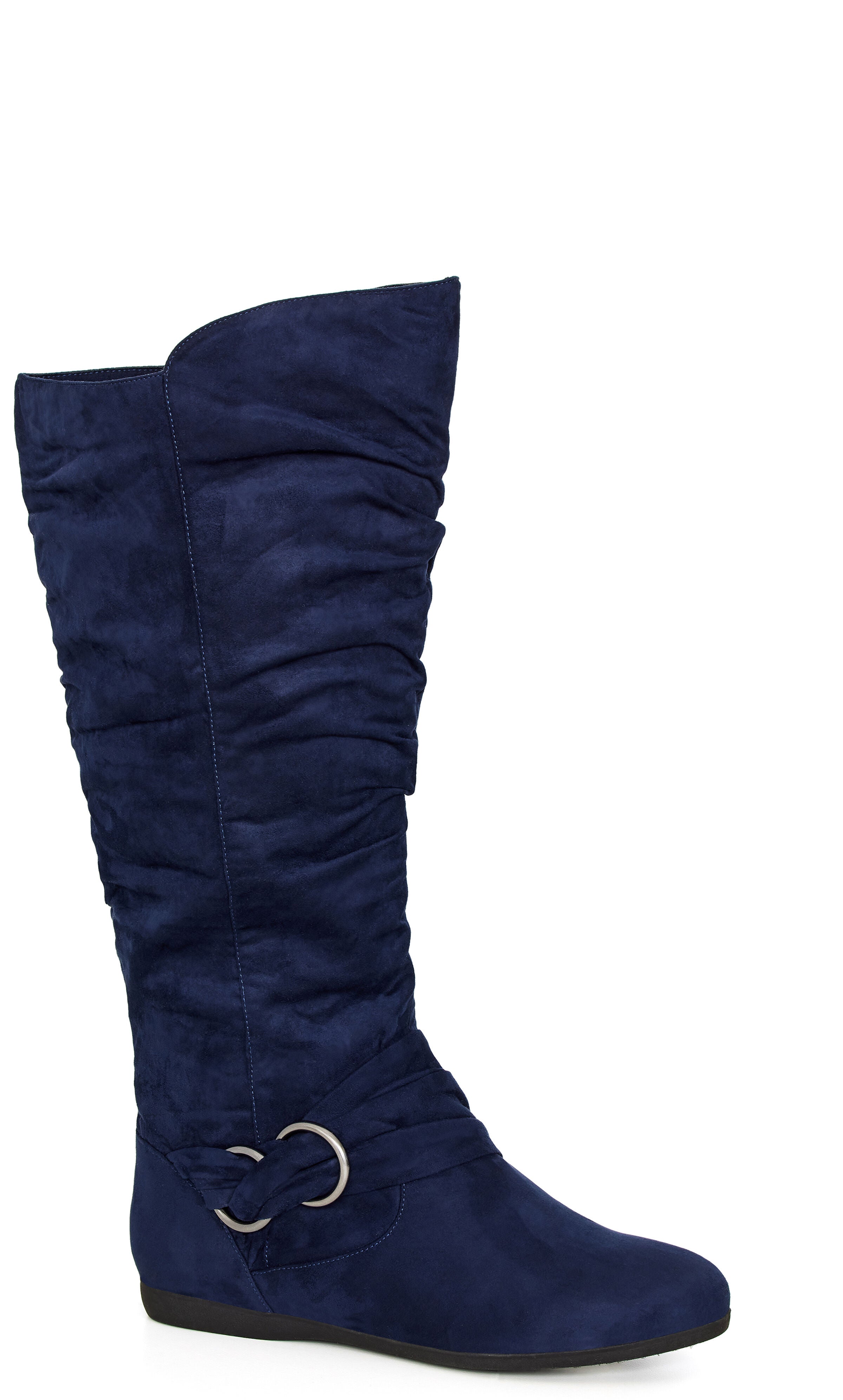 WIDE FIT Sasha Tall Boot - navy | Catherines