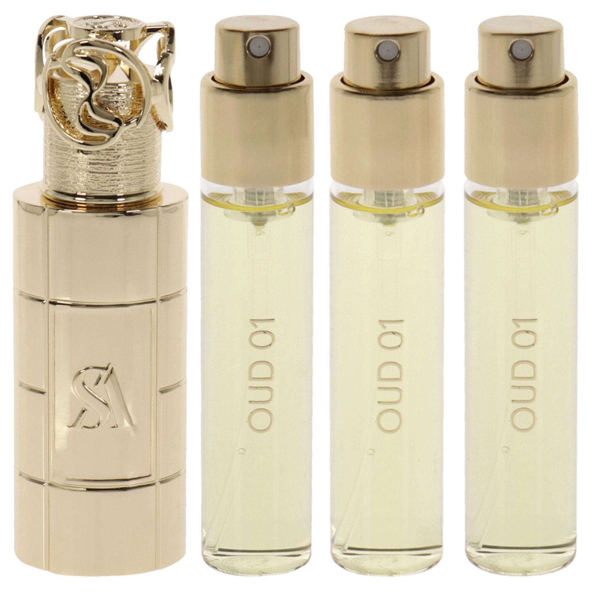Oud 01 by Swiss Arabian for Unisex - 4 Pc Mini Gift Set 3 x 10ml ...