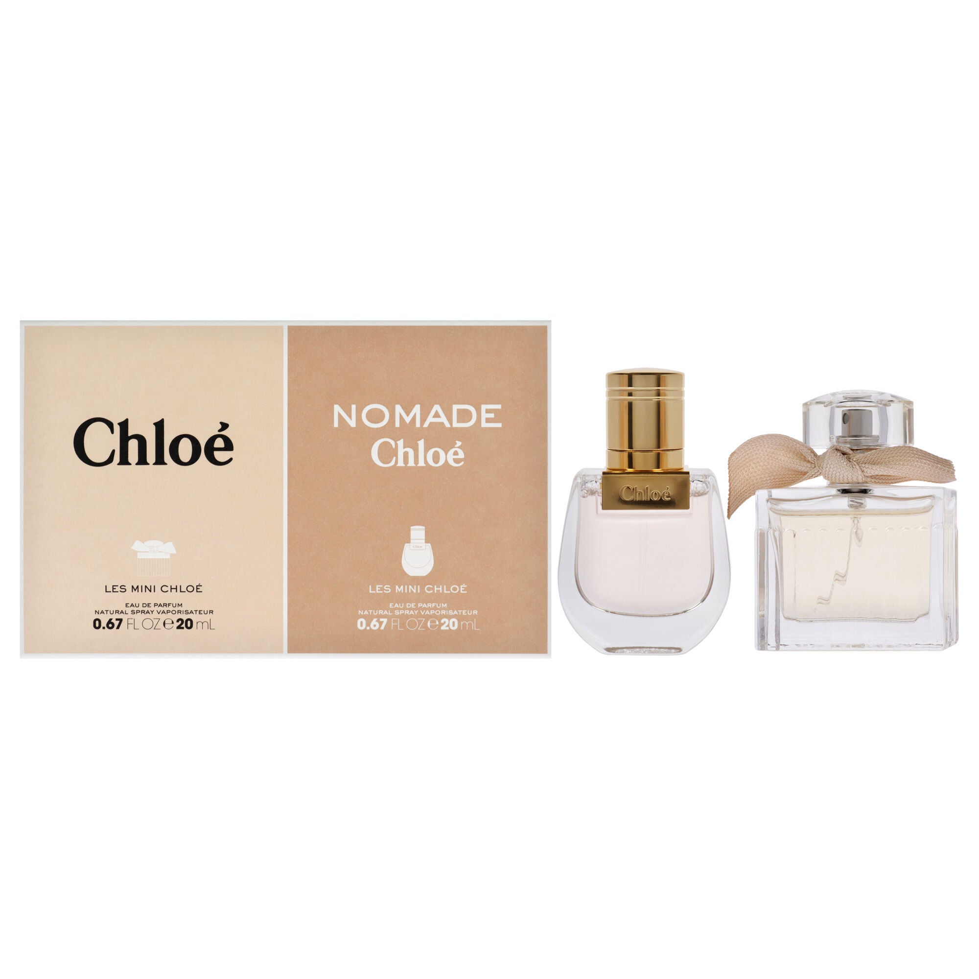 Chloe Les Mini Chloe by Chloe for Women - 2 Pc Gift Set 0.67oz EDP Spray, 0.67oz Nomade EDP ...