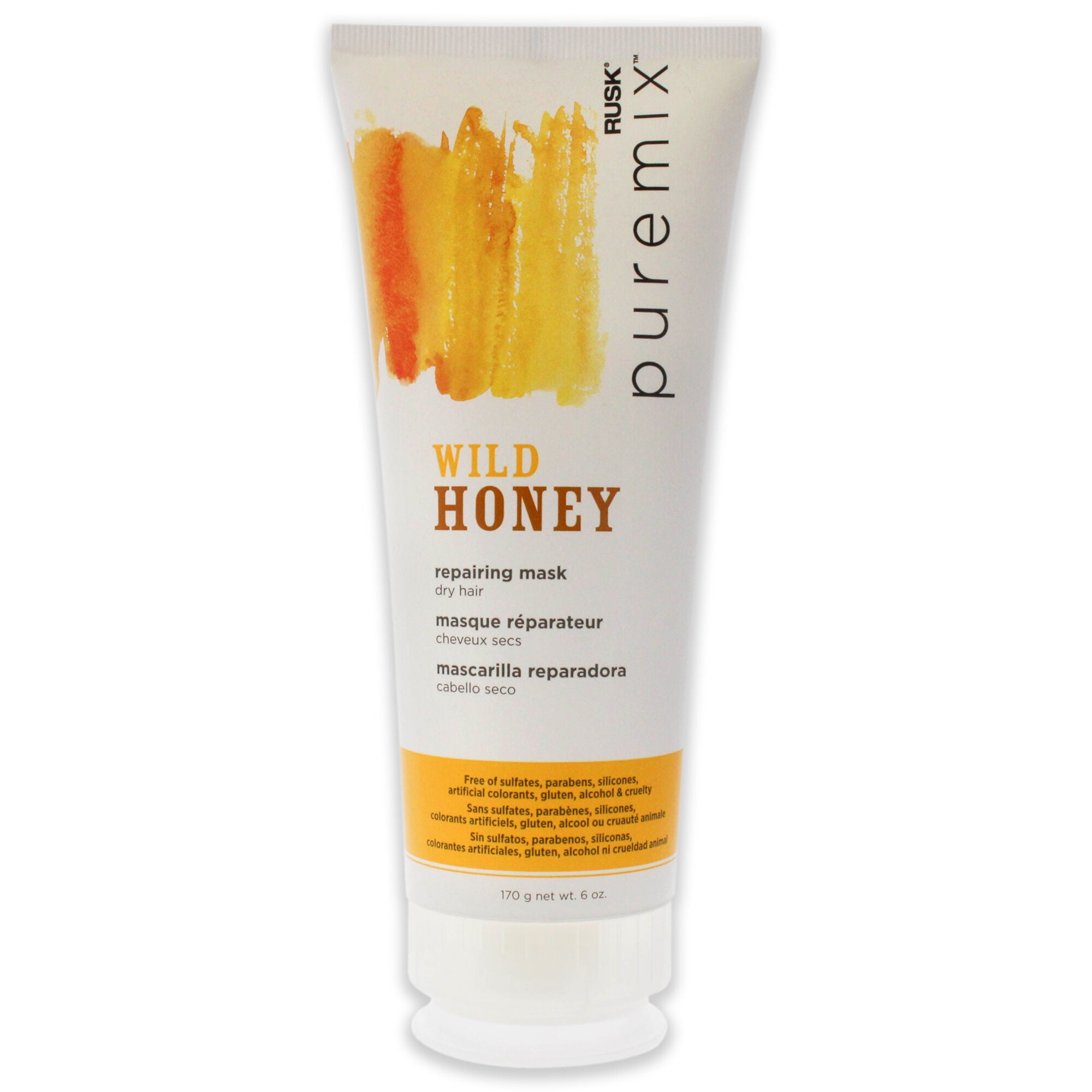 Puremix Wild Honey Repairing Mask - Dry Hair by Rusk for Unisex - 6 oz ...