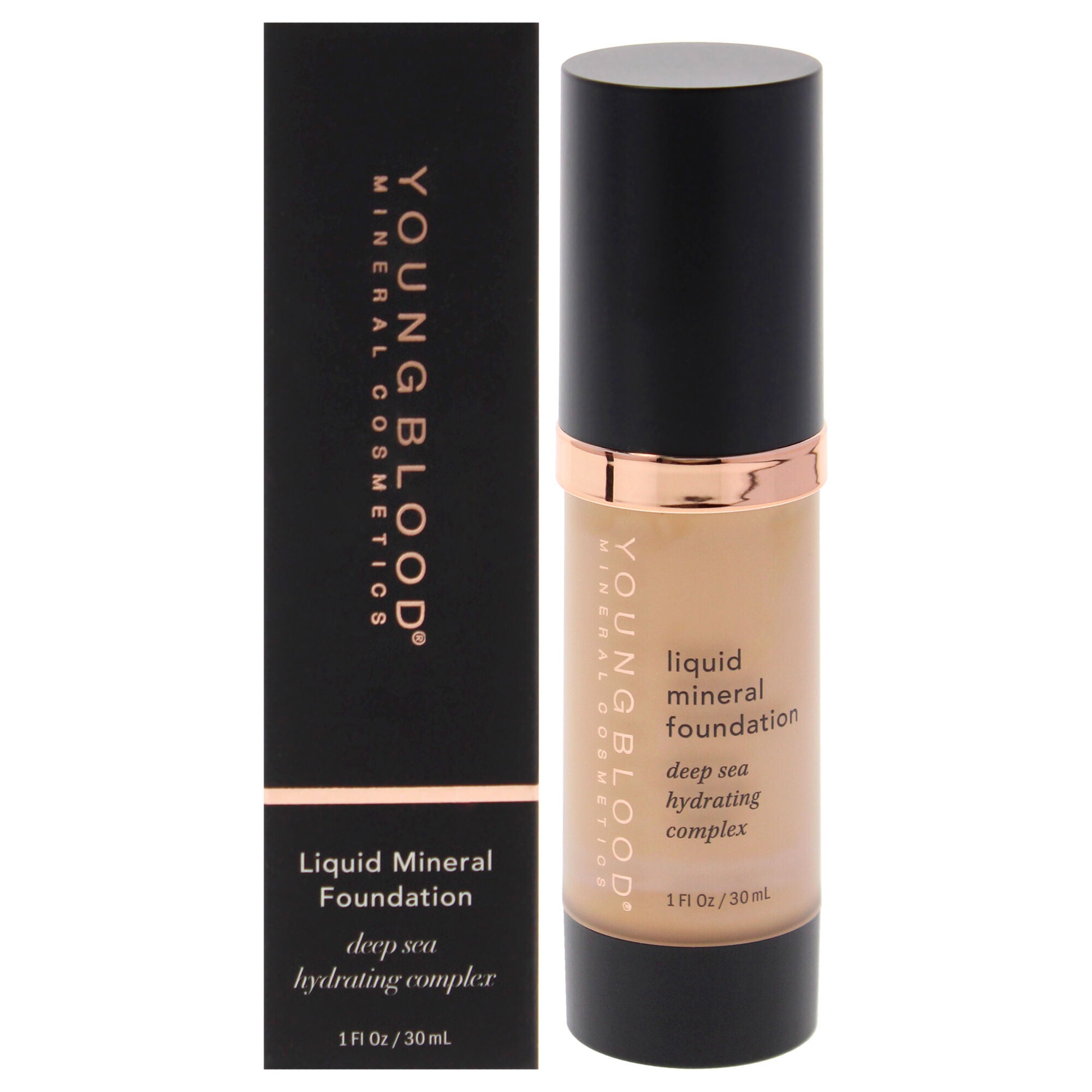 Liquid Mineral Foundation - Pebble by Youngblood for Women - 1 oz ...
