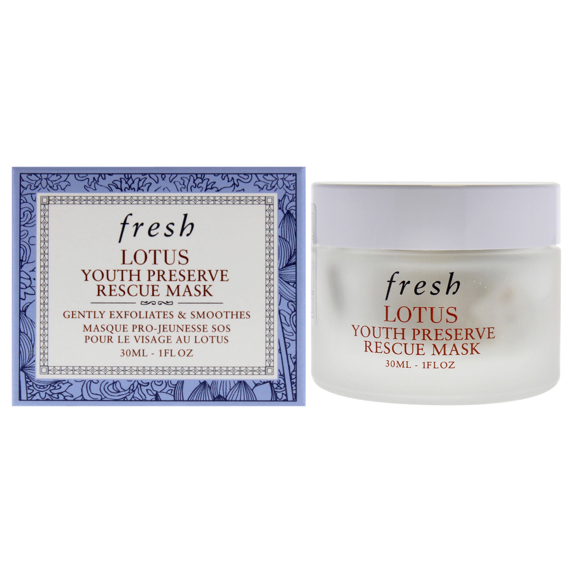 Lotus Youth Preserve Rescue Mask by Fresh for Women - 1 oz Mask ...