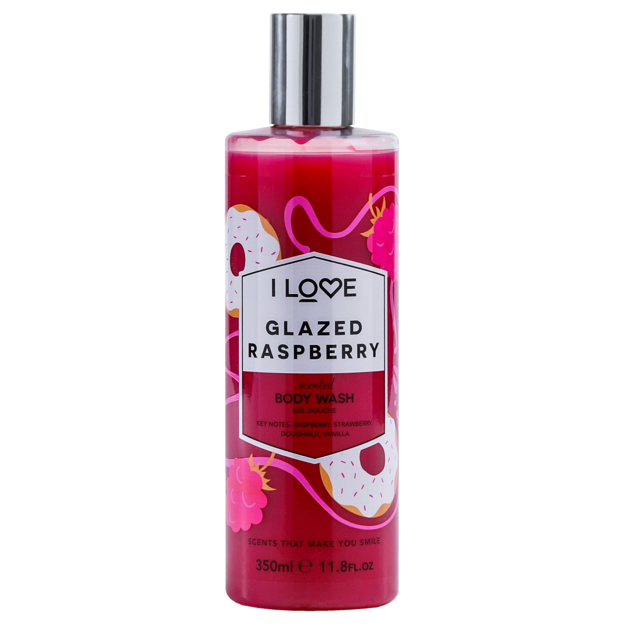 Scented Body Wash - Glazed Raspberry by I Love Cosmetics for Women - 11 ...