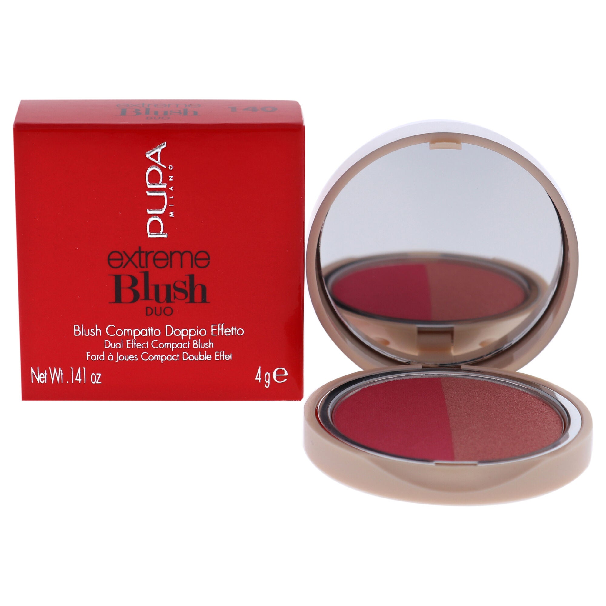 Extreme Blush Duo - 140 Radiant Flamingo - Glow Creamy by Pupa Milano ...