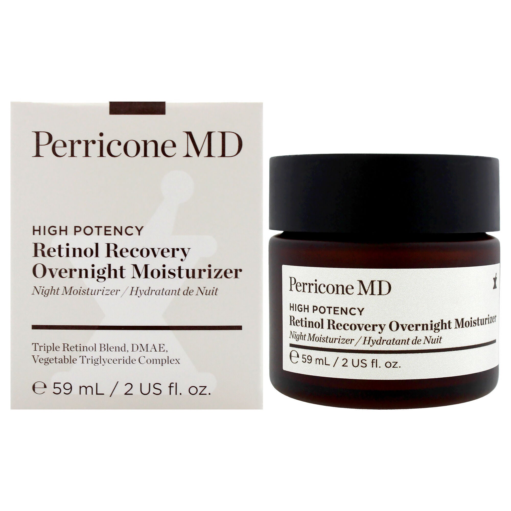 High Potency Retinol Recovery Overnight Moisturizer by Perricone MD for ...