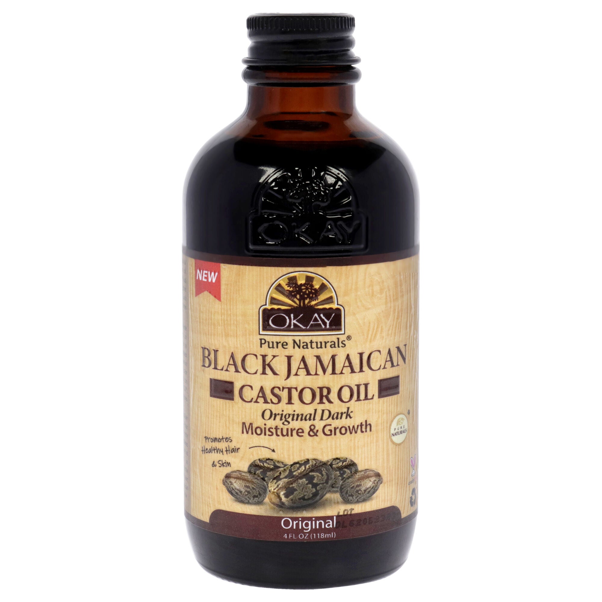 Black Jamaican Castor Oil - Original by Okay for Unisex - 4 oz Oil ...