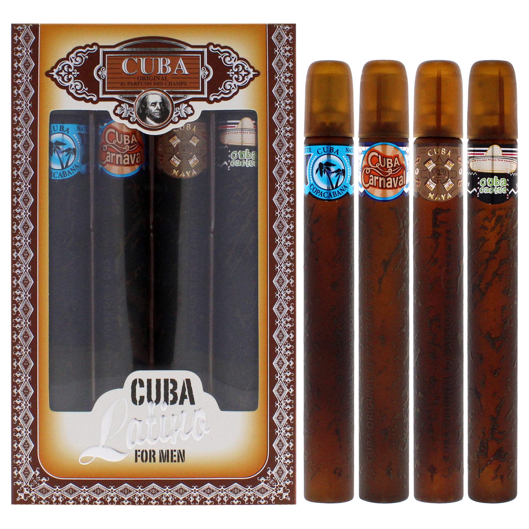 Cuba Latino Collection by Cuba for Men - 4 Pc Gift Set | Catherines
