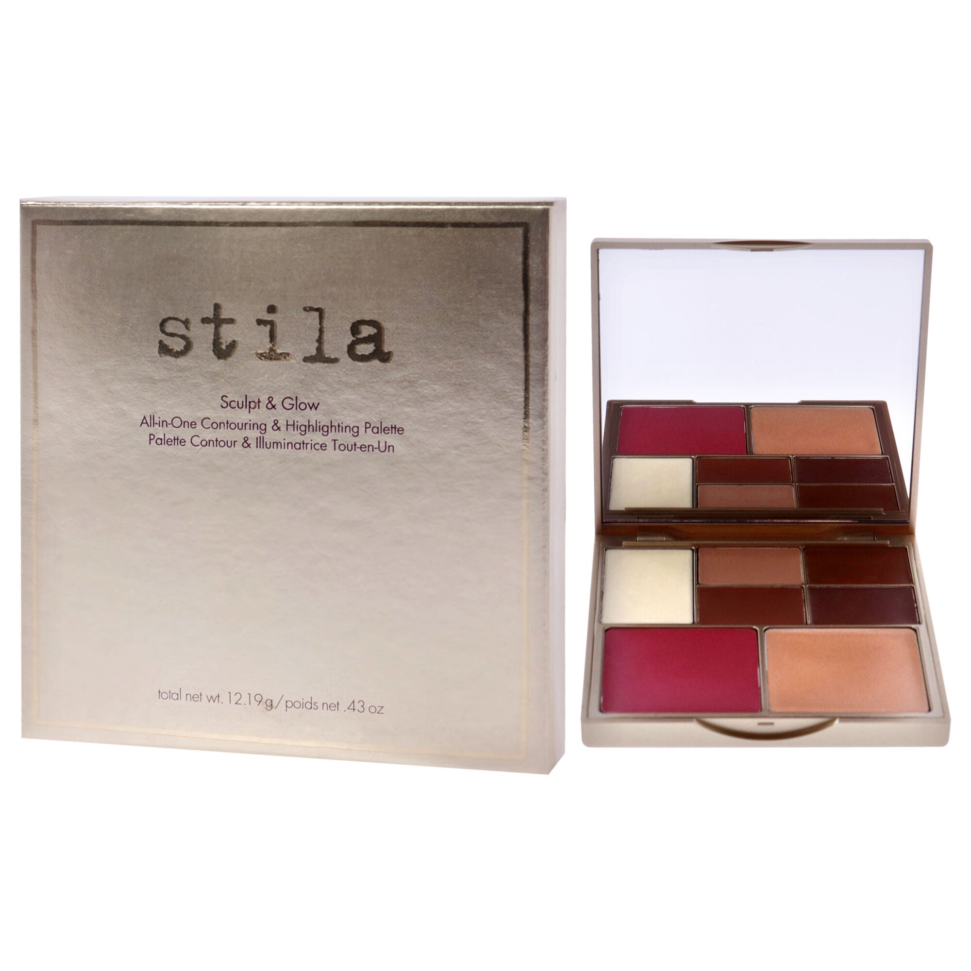 Sculpt and Glow All-in-One Contouring and Highlighting Palette by Stila ...