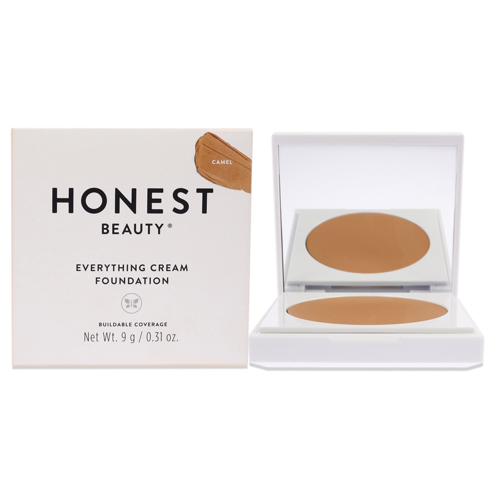 Everything Cream Foundation Compact - Camel by Honest for Women - 0.31 ...