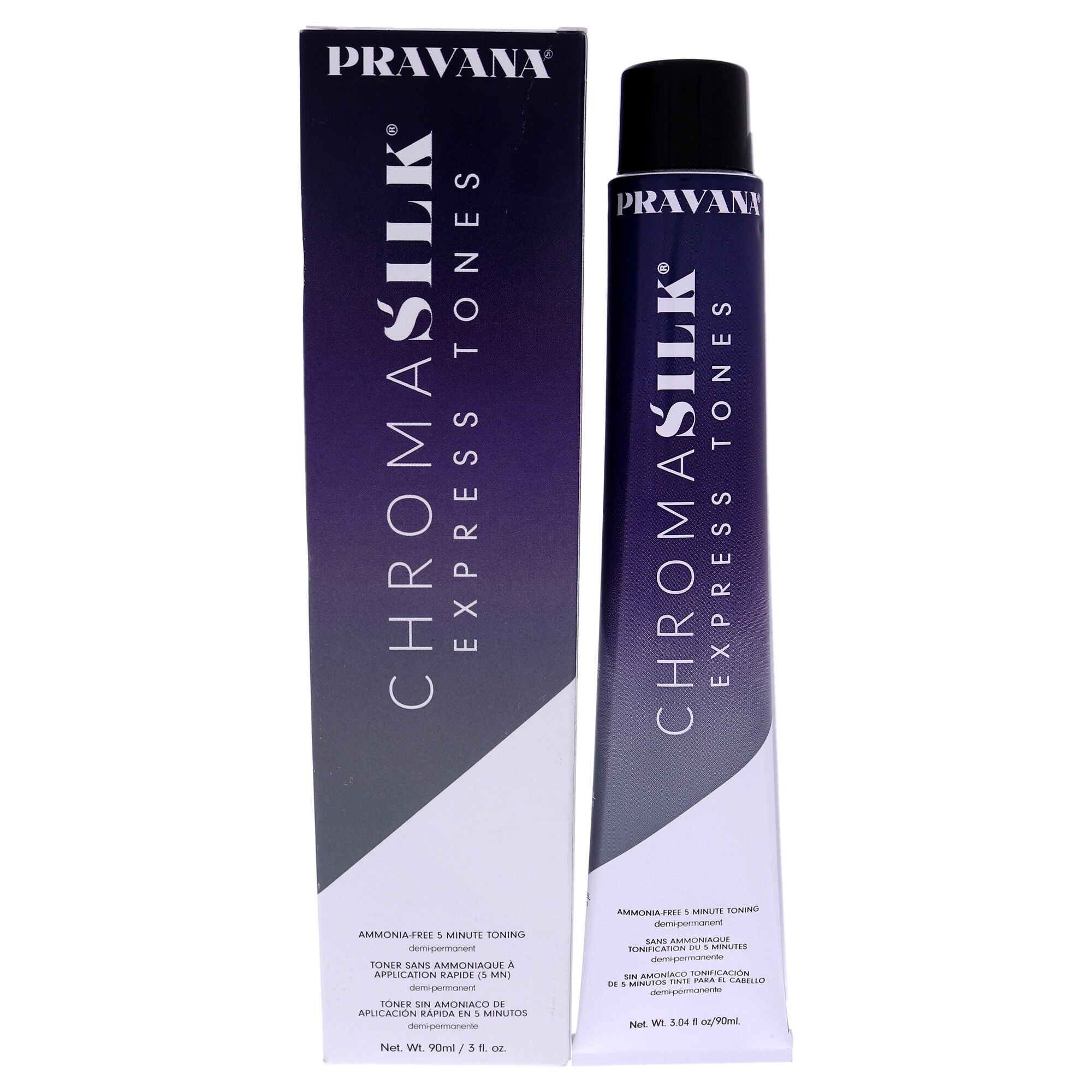 ChromaSilk Express Tones - Dark Neutral Ash by Pravana for Unisex - 3 ...