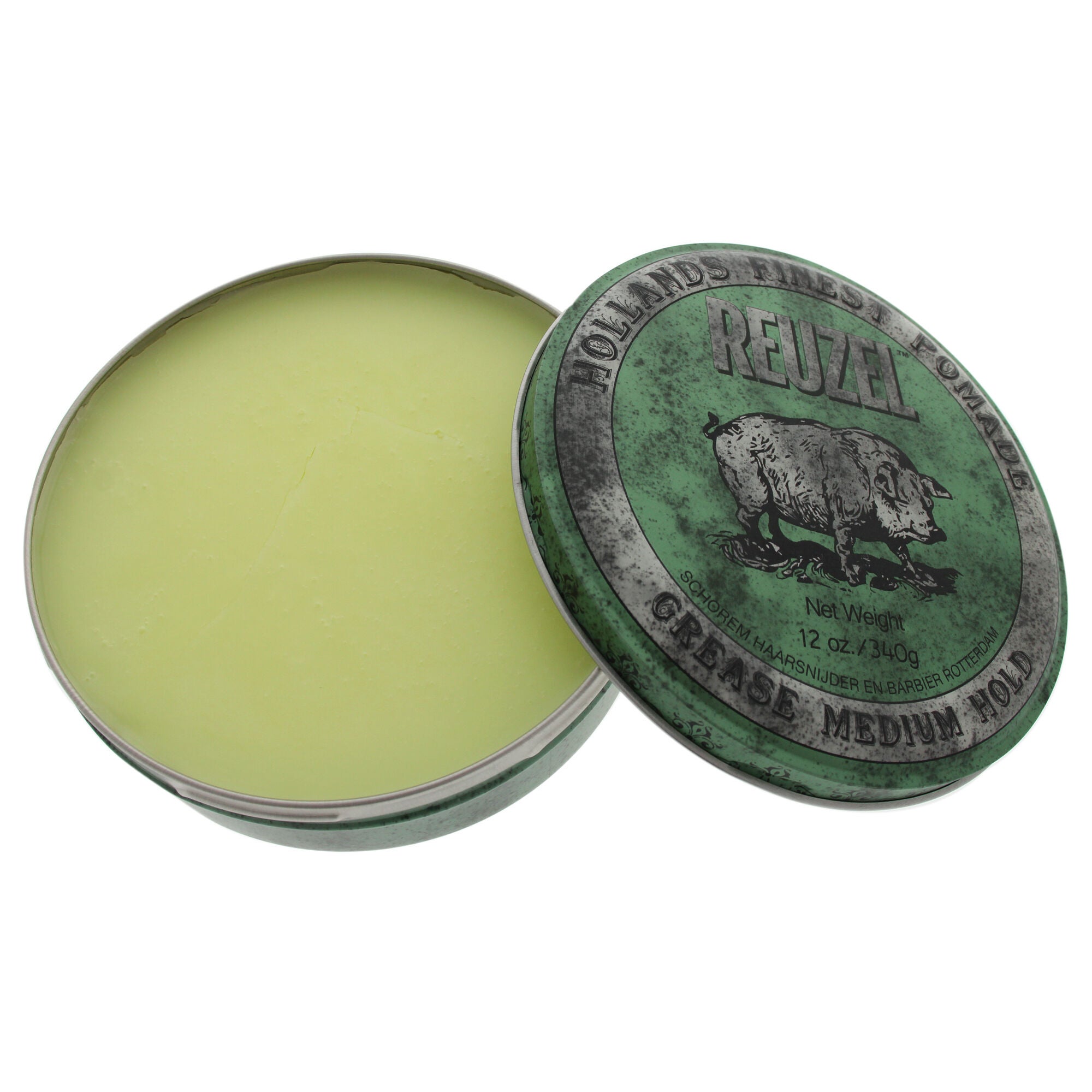 Green Grease Medium Hold Pomade by Reuzel for Men - 12 oz Pomade ...