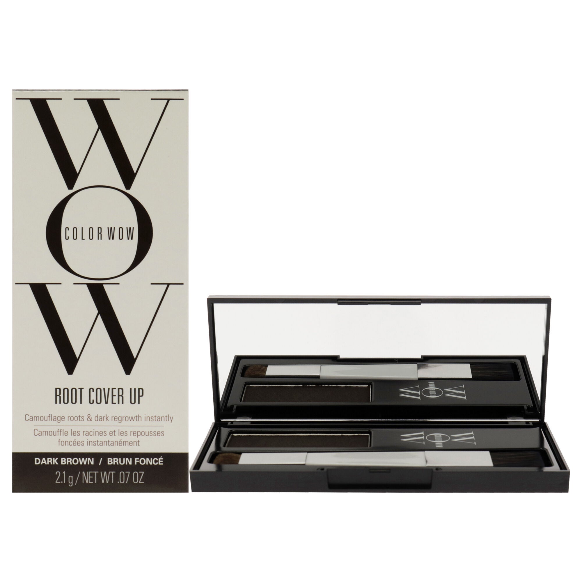 Root Cover Up - Dark Brown by Color Wow for Women - 0.07 oz Hair Color ...