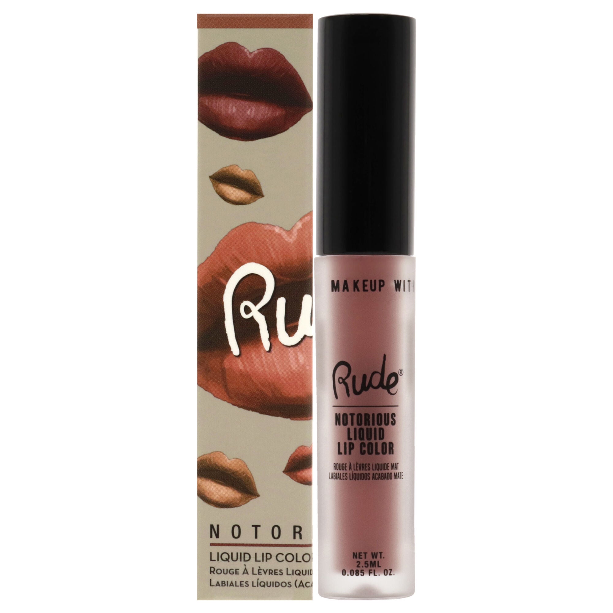 Notorious Rich Long Liquid Lip Color - Obscene Gesture by Rude ...