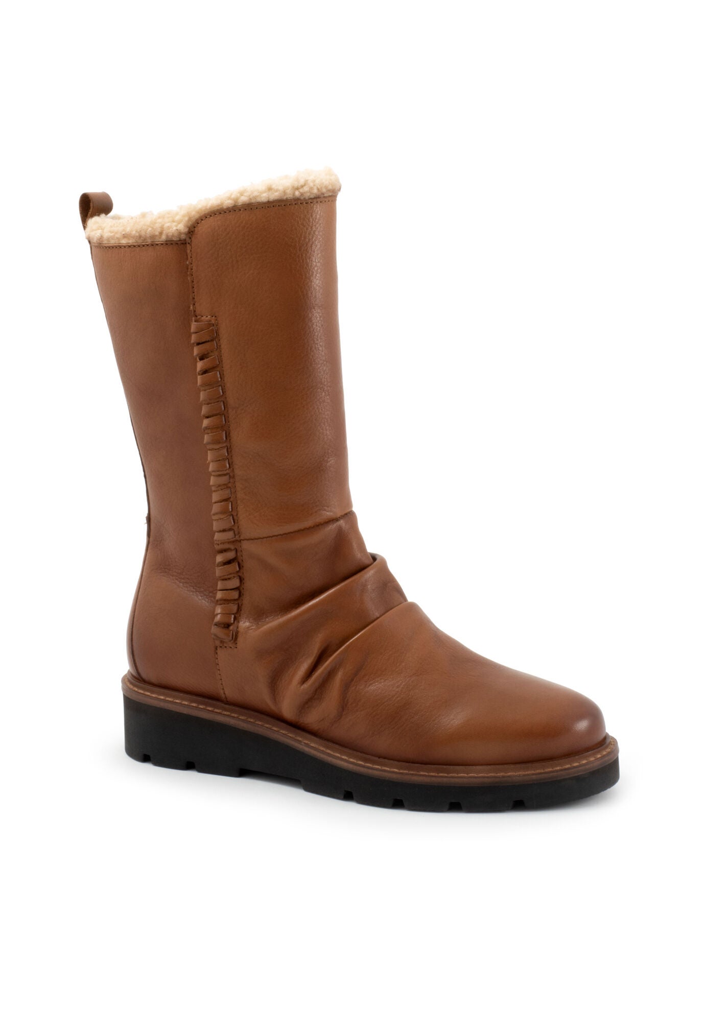 Warner Boot Mid-Style Shearling Lined Footwear, 4480479 | Catherines