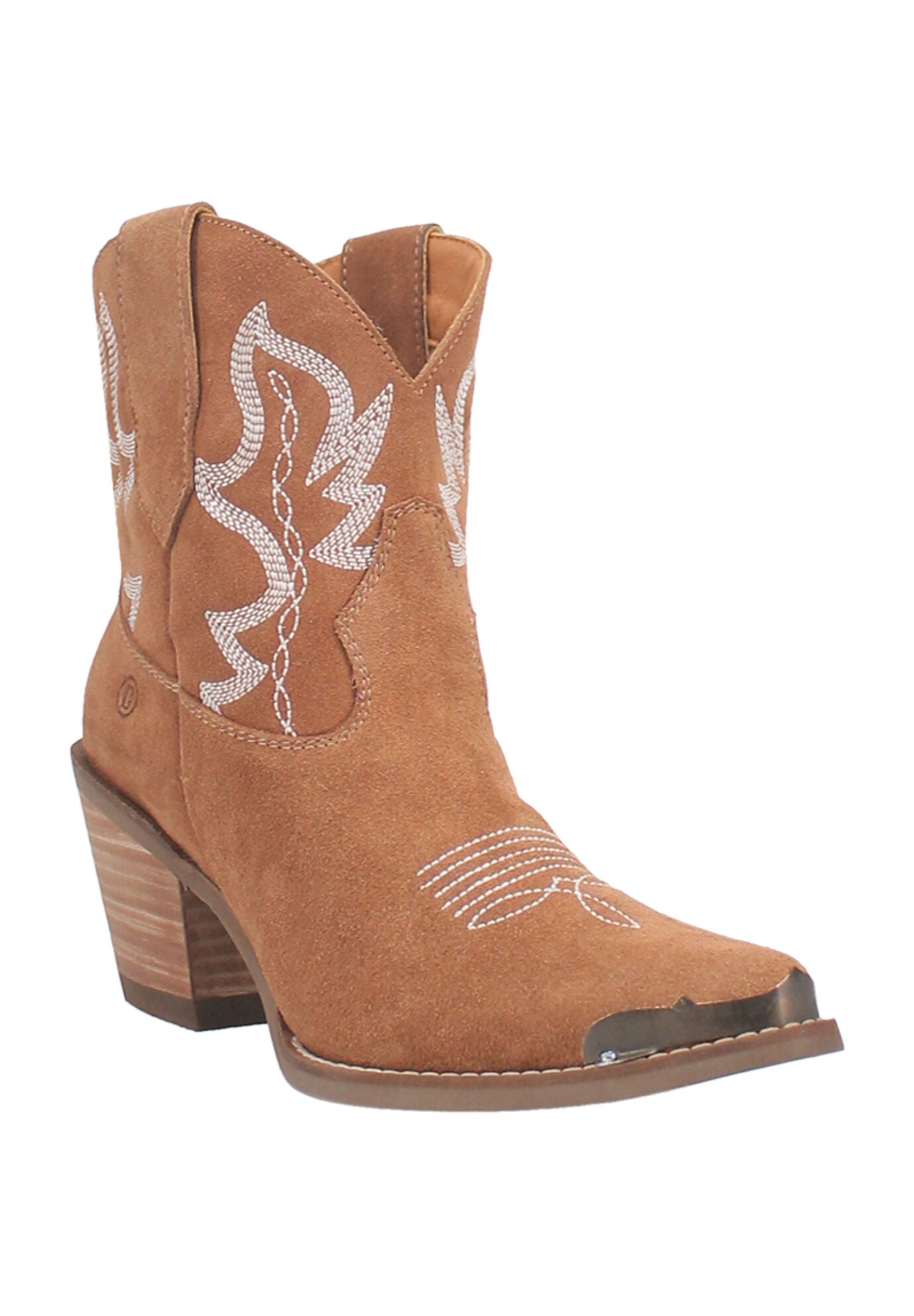 Joyride Mid Calf Boot with Suede Leather, Tan | Catherines