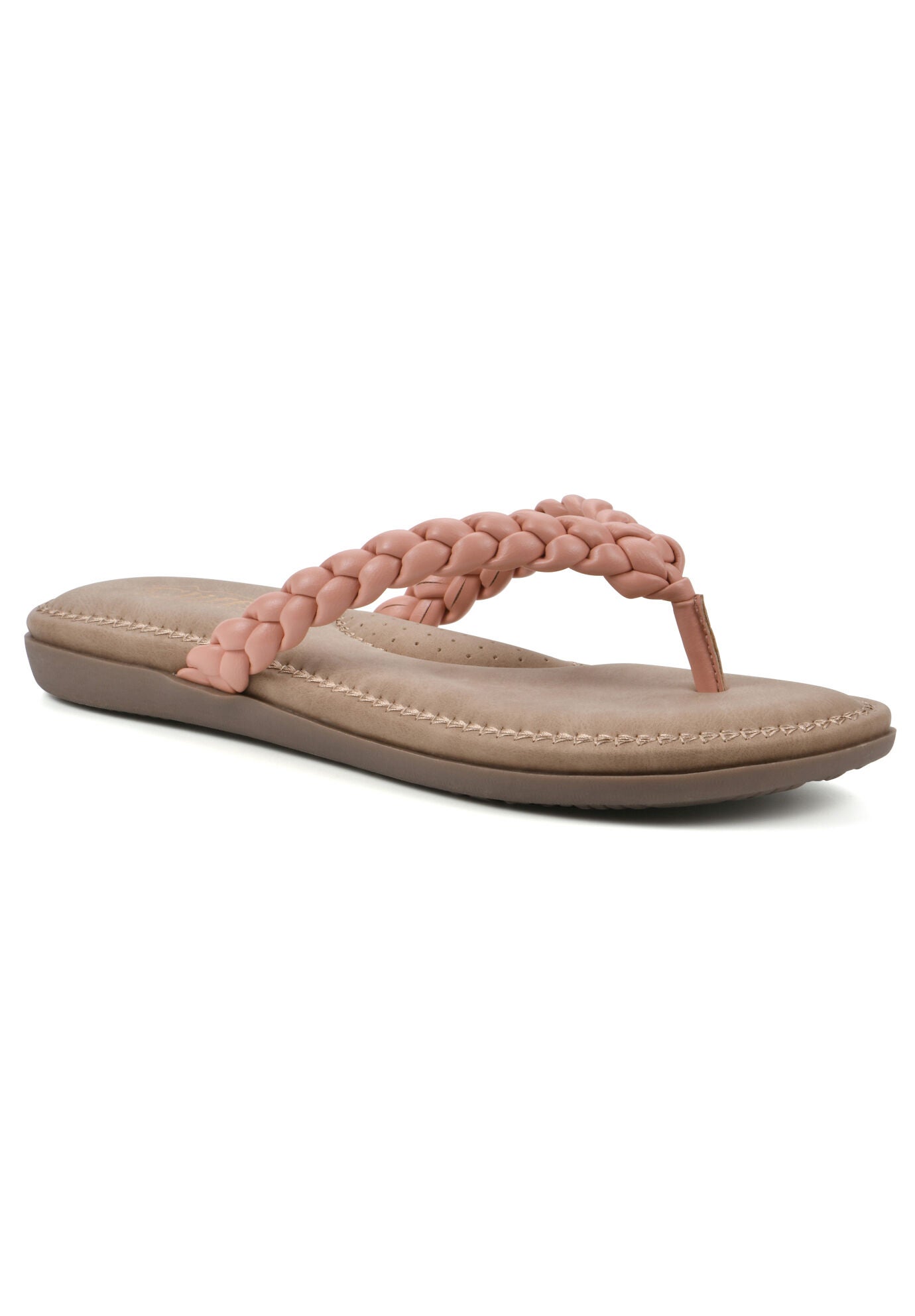 Freedom Sandals - Soft Braided Flip-Flop, 4462324 | Catherines