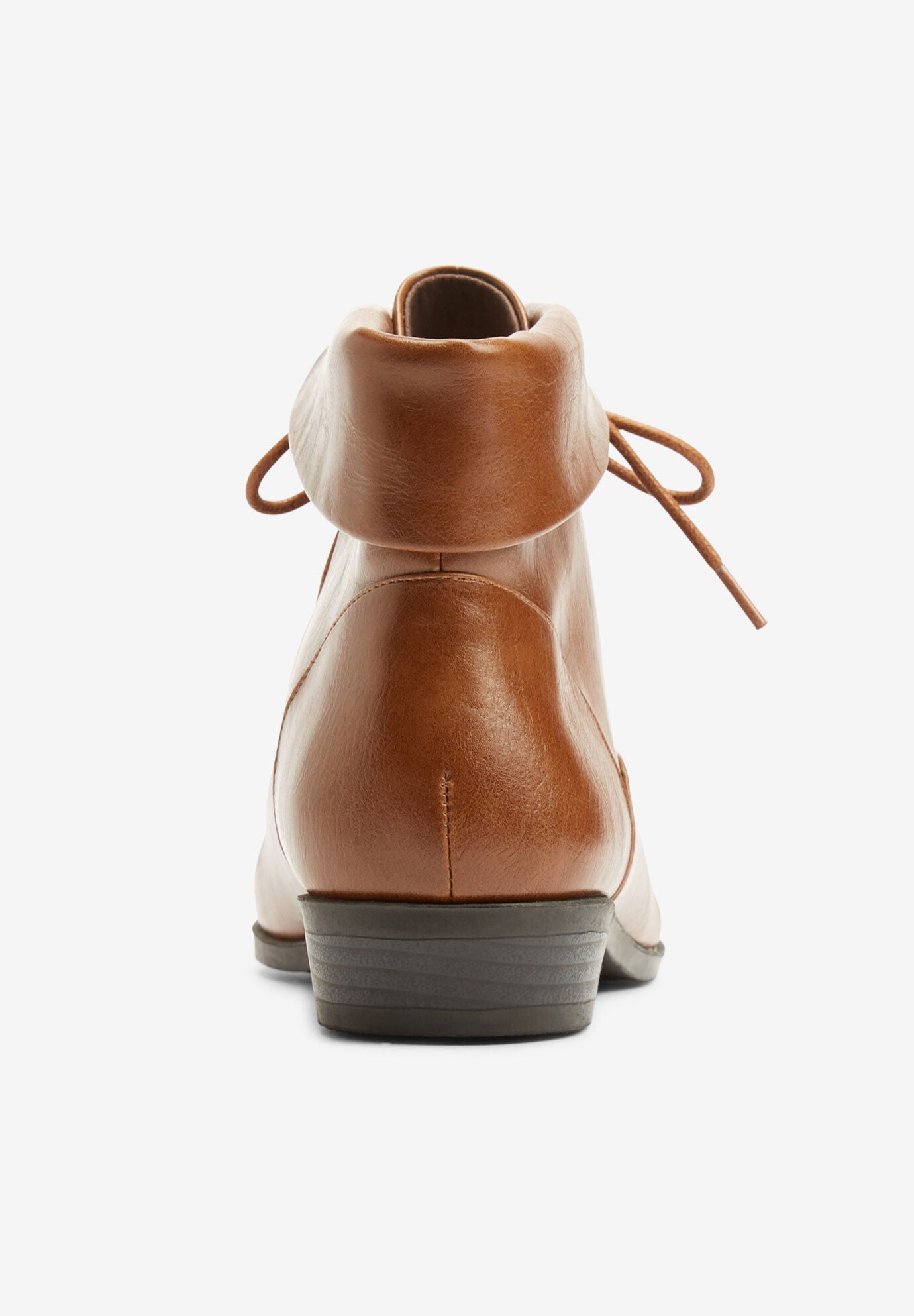Darcy Bootie - Leather Adjustable Boot with Padded Insole, Black ...