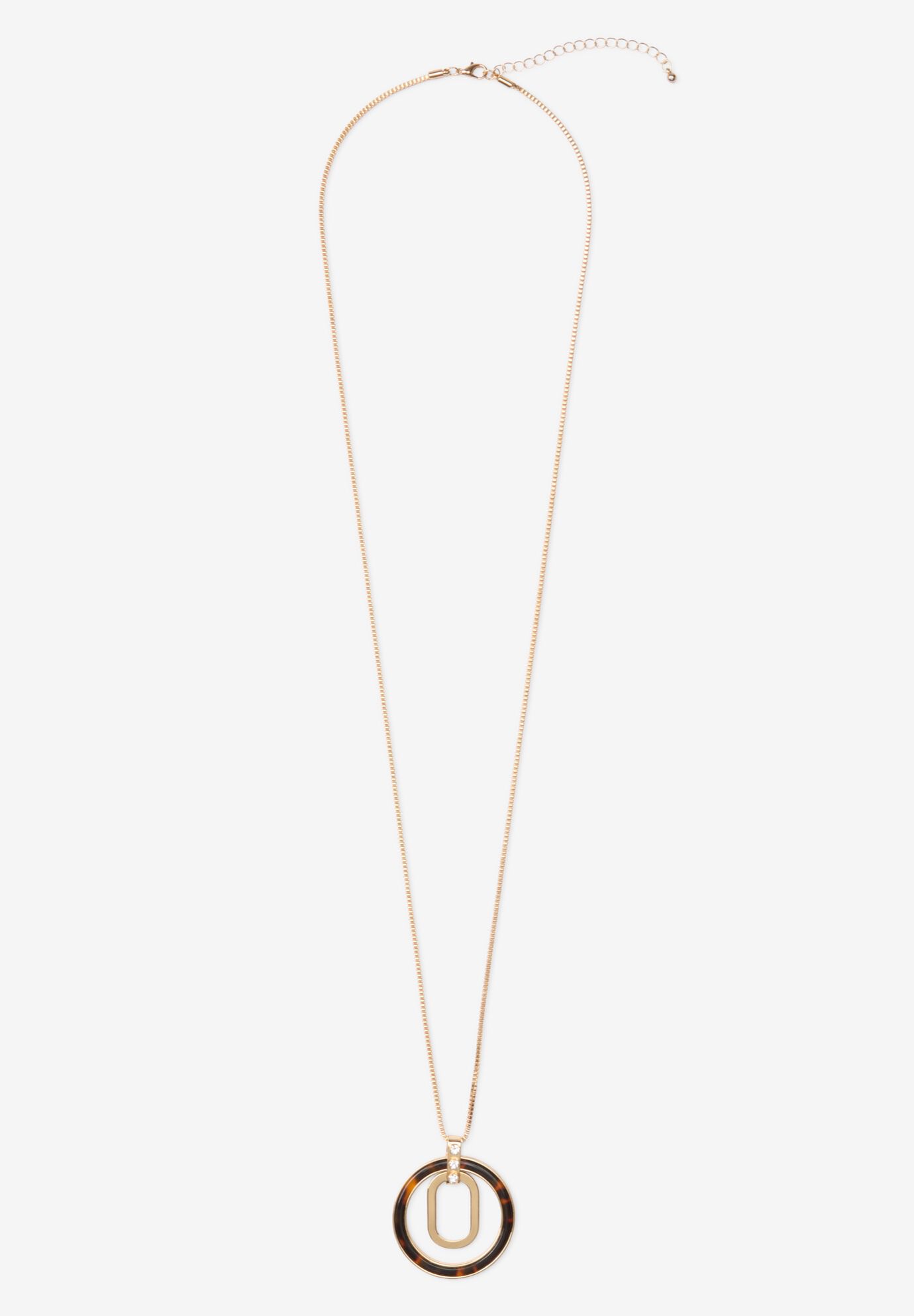 Tortoiseshell Circle Necklace | Catherines